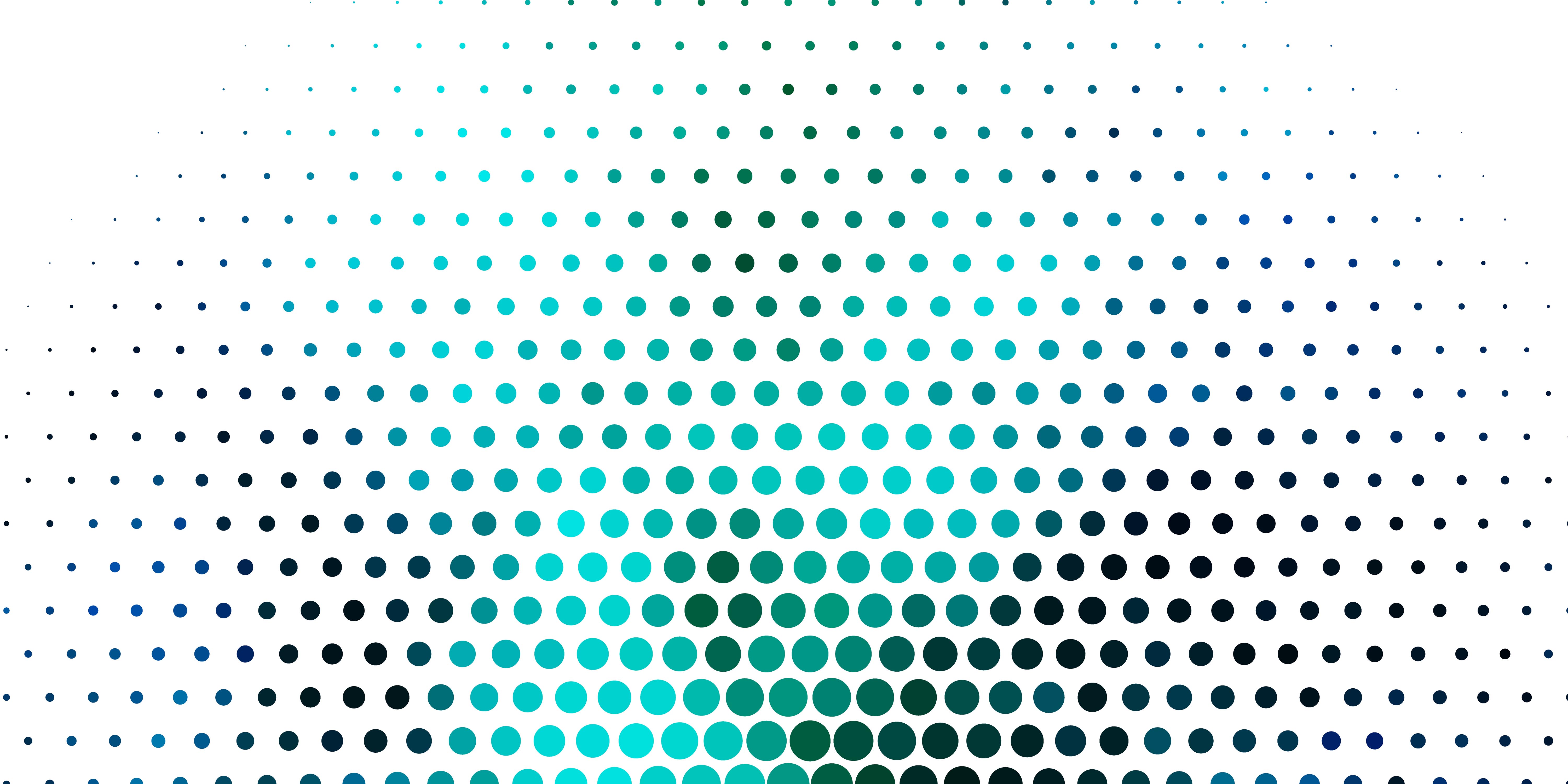 Light Blue Green Vector Layout With Circles Abstract Colorful Disks On Simple Gradient