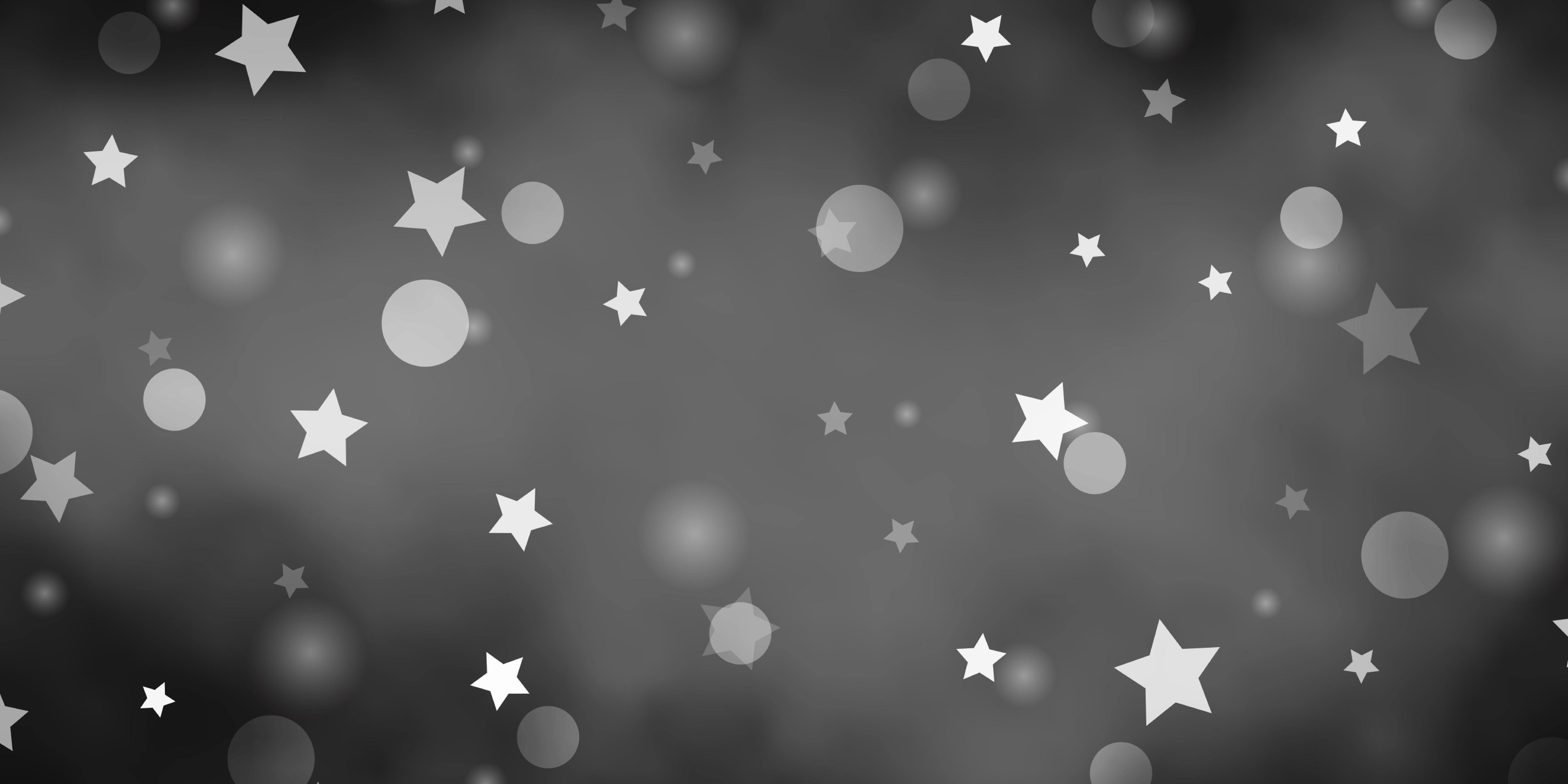 Light Gray Vector Pattern With Circles Stars Colorful Disks Stars On Simple Gradient Background