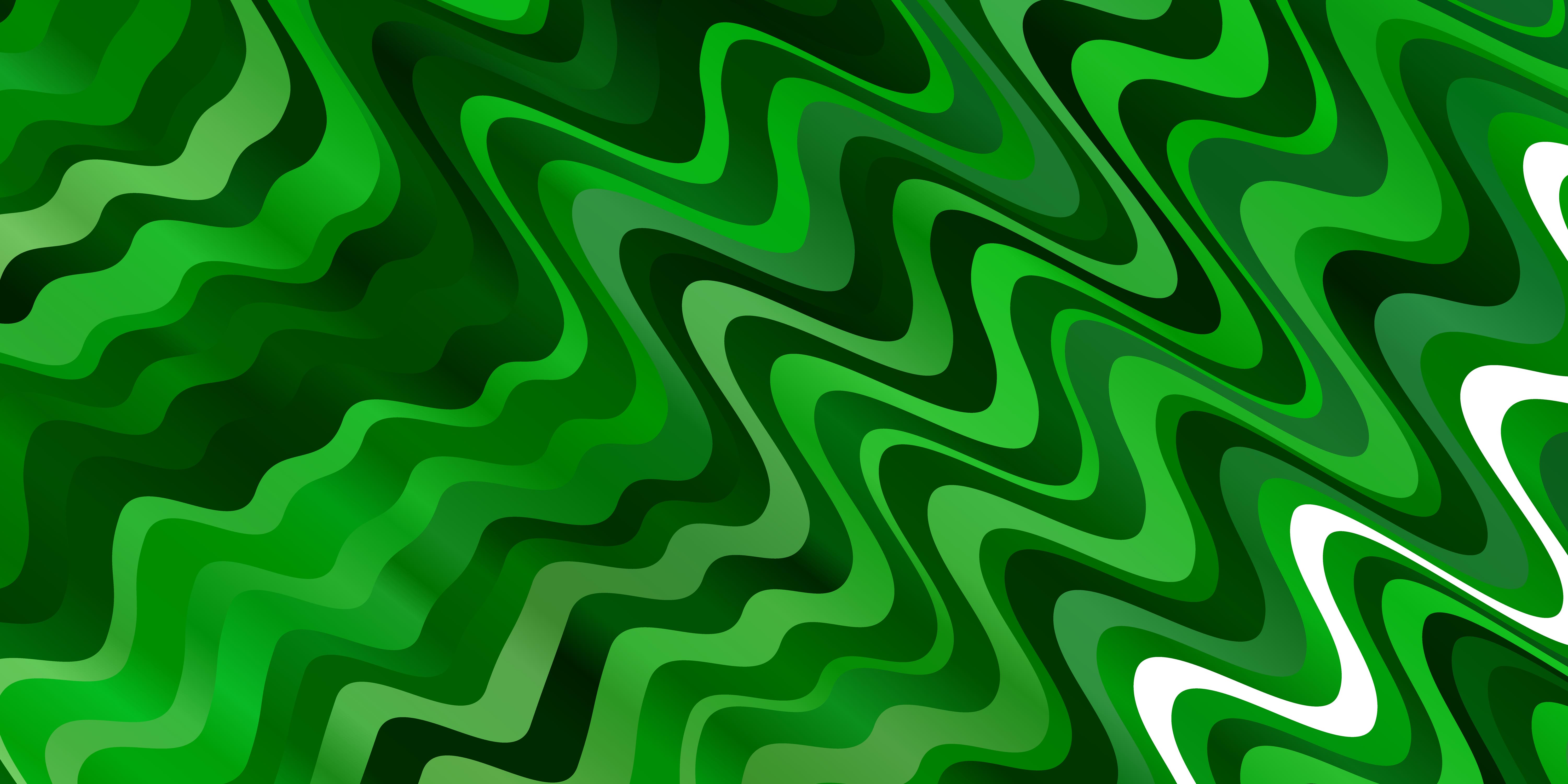 Light Green Vector Background With Lines Abstract Gradient Illustration With Wry Lines Pattern