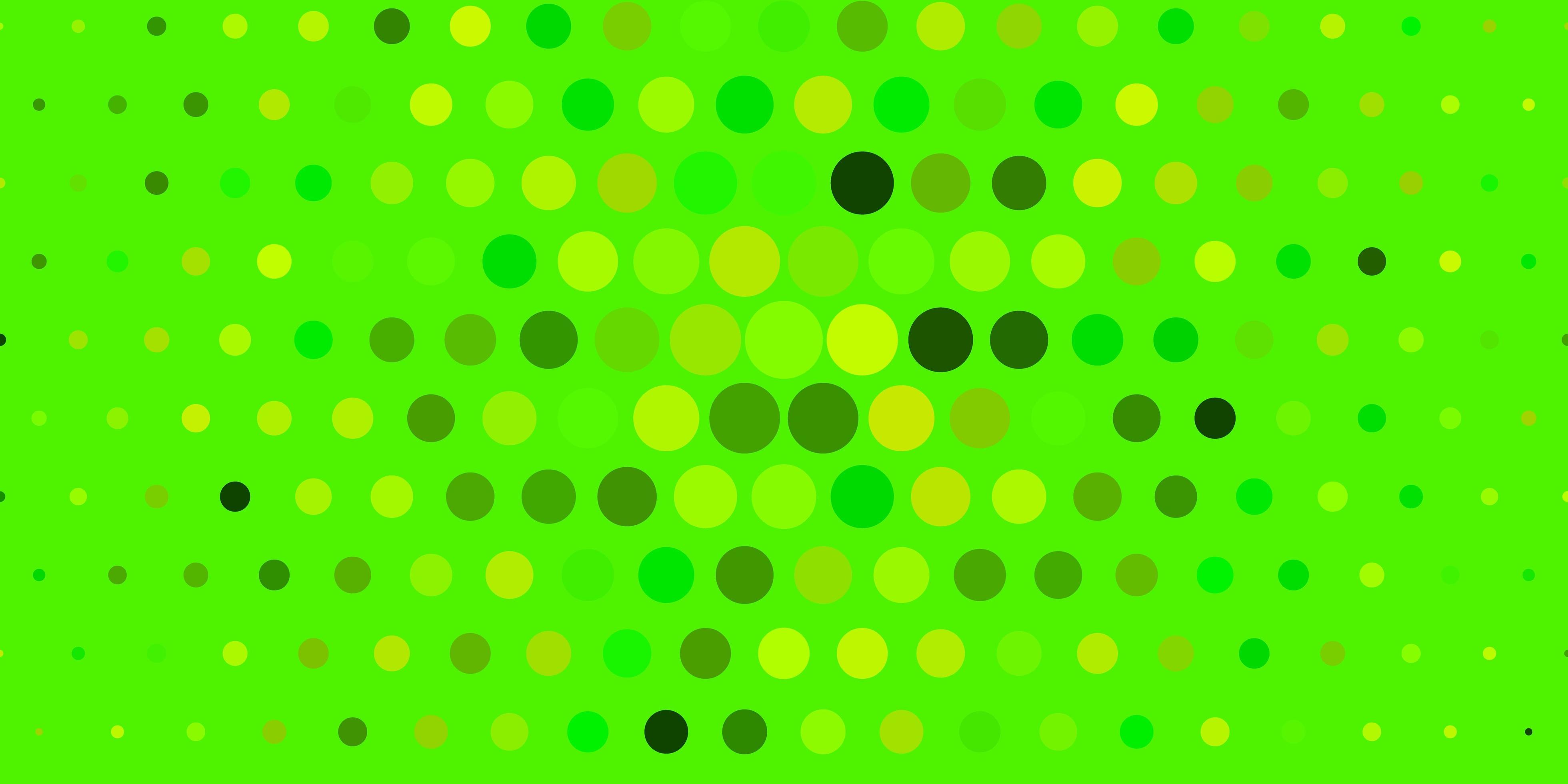 Light Green Vector Texture With Disks Modern Abstract Illustration With Colorful Circle Shapes