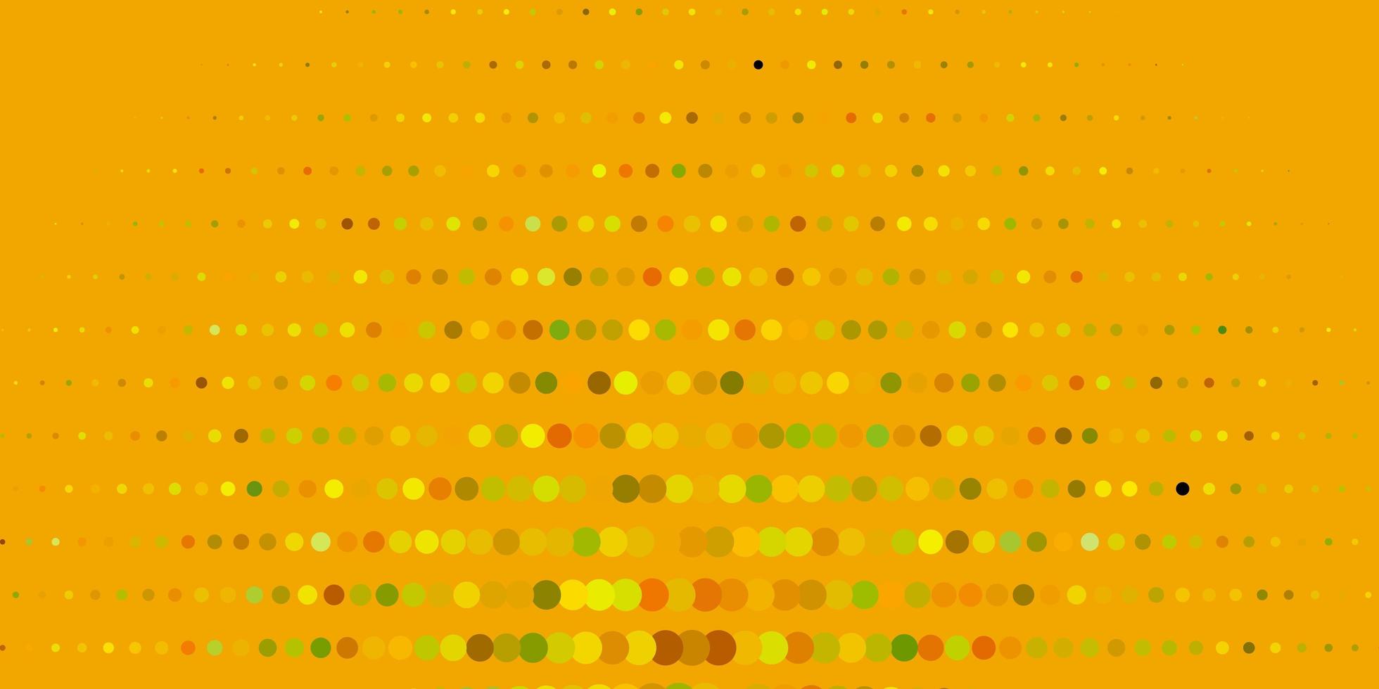 Dark Green Yellow Vector Texture With Disks Abstract Colorful Disks On Simple Gradient