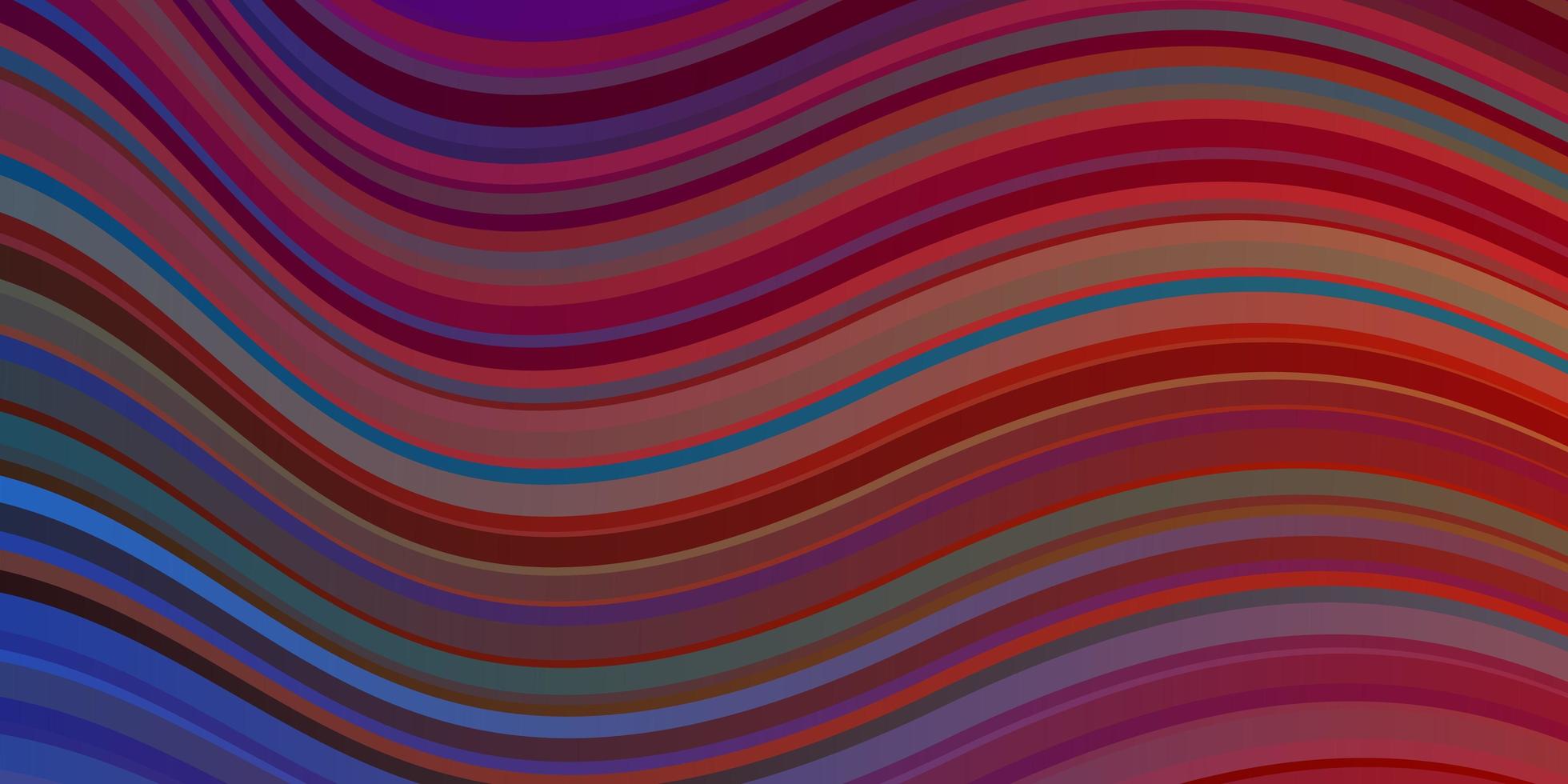 Dark Multicolor Vector Layout With Curves Colorful Geometric Sample With Gradient Curves