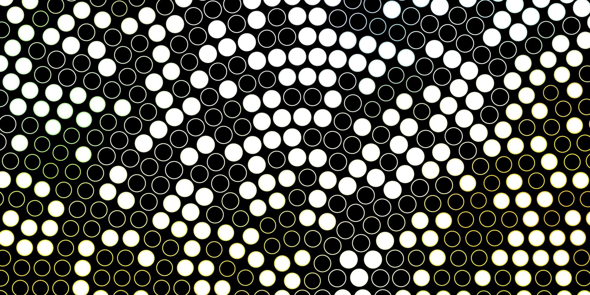 Dark Multicolor Vector Background With Circles Abstract Colorful Disks On Simple Gradient