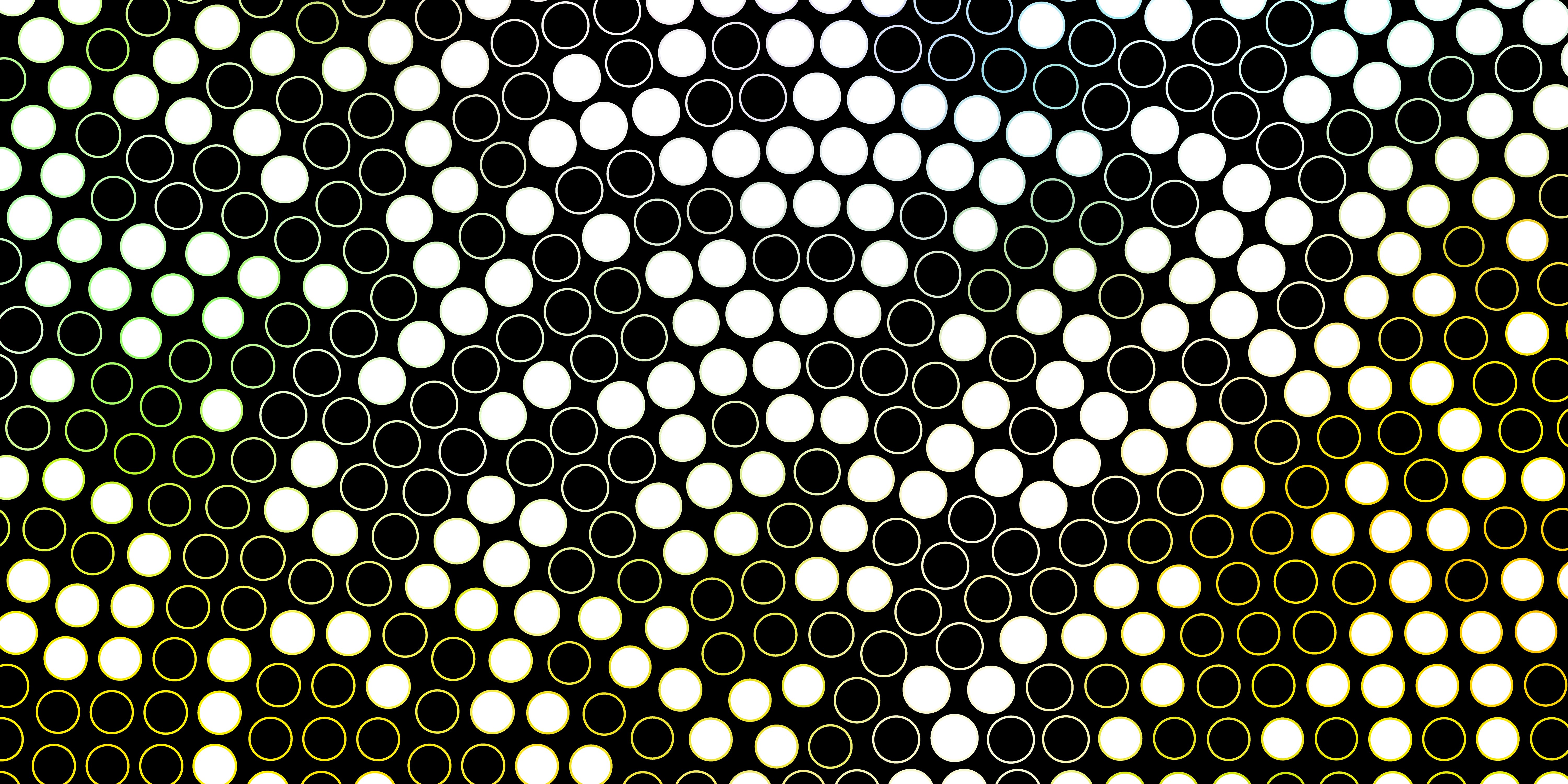 Dark Multicolor Vector Background With Circles Abstract Colorful Disks On Simple Gradient