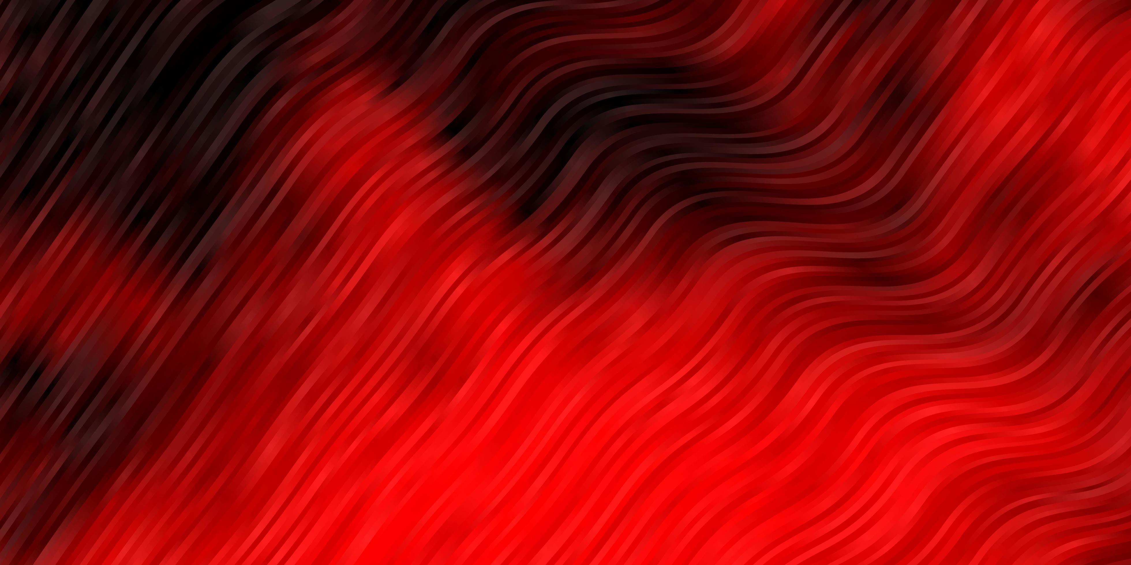 Dark Orange Vector Pattern With Wry Lines Colorful Illustration Which Consists Of Curves Pattern