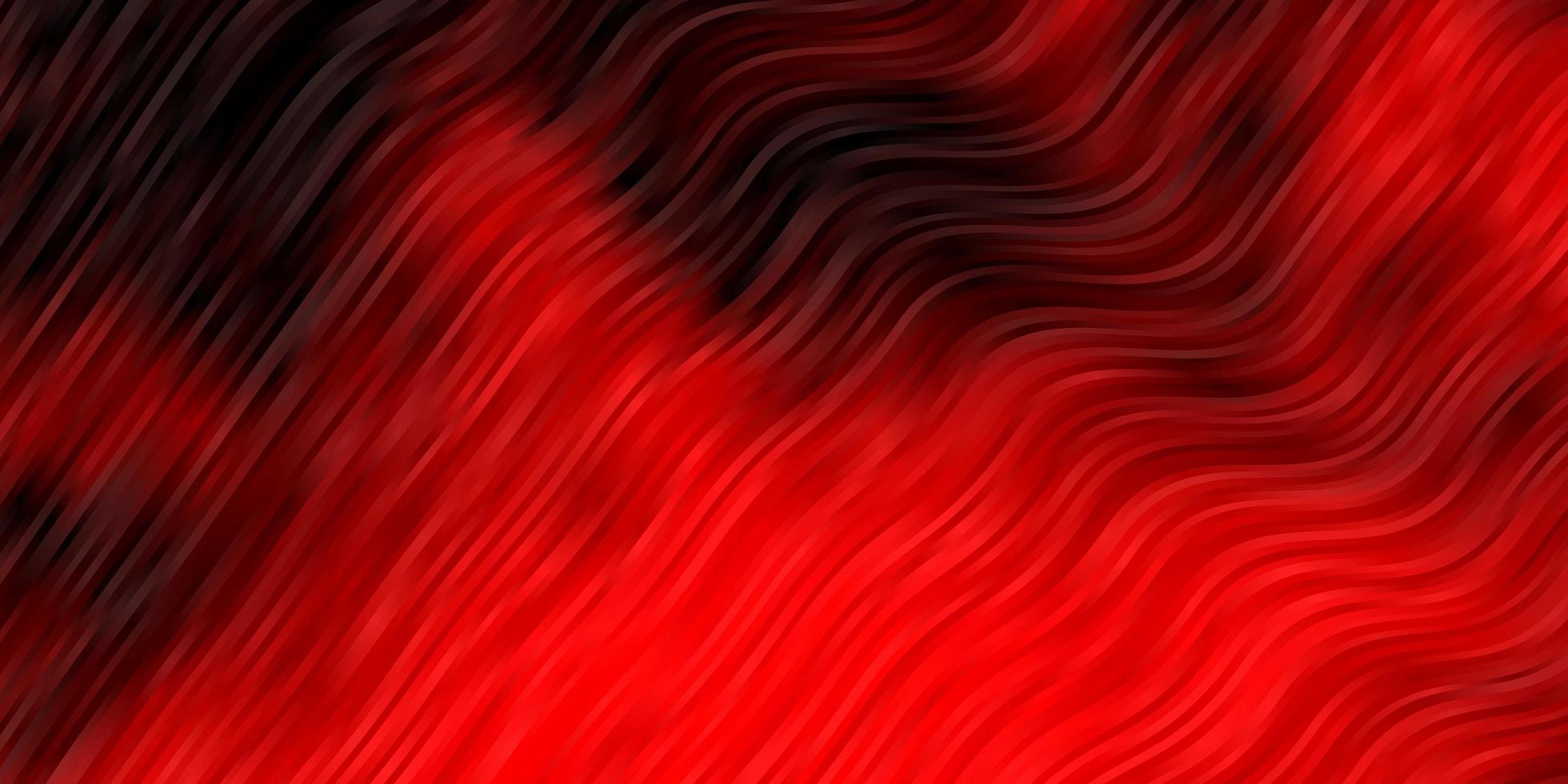 Dark Orange Vector Pattern With Wry Lines Colorful Illustration Which Consists Of Curves Pattern