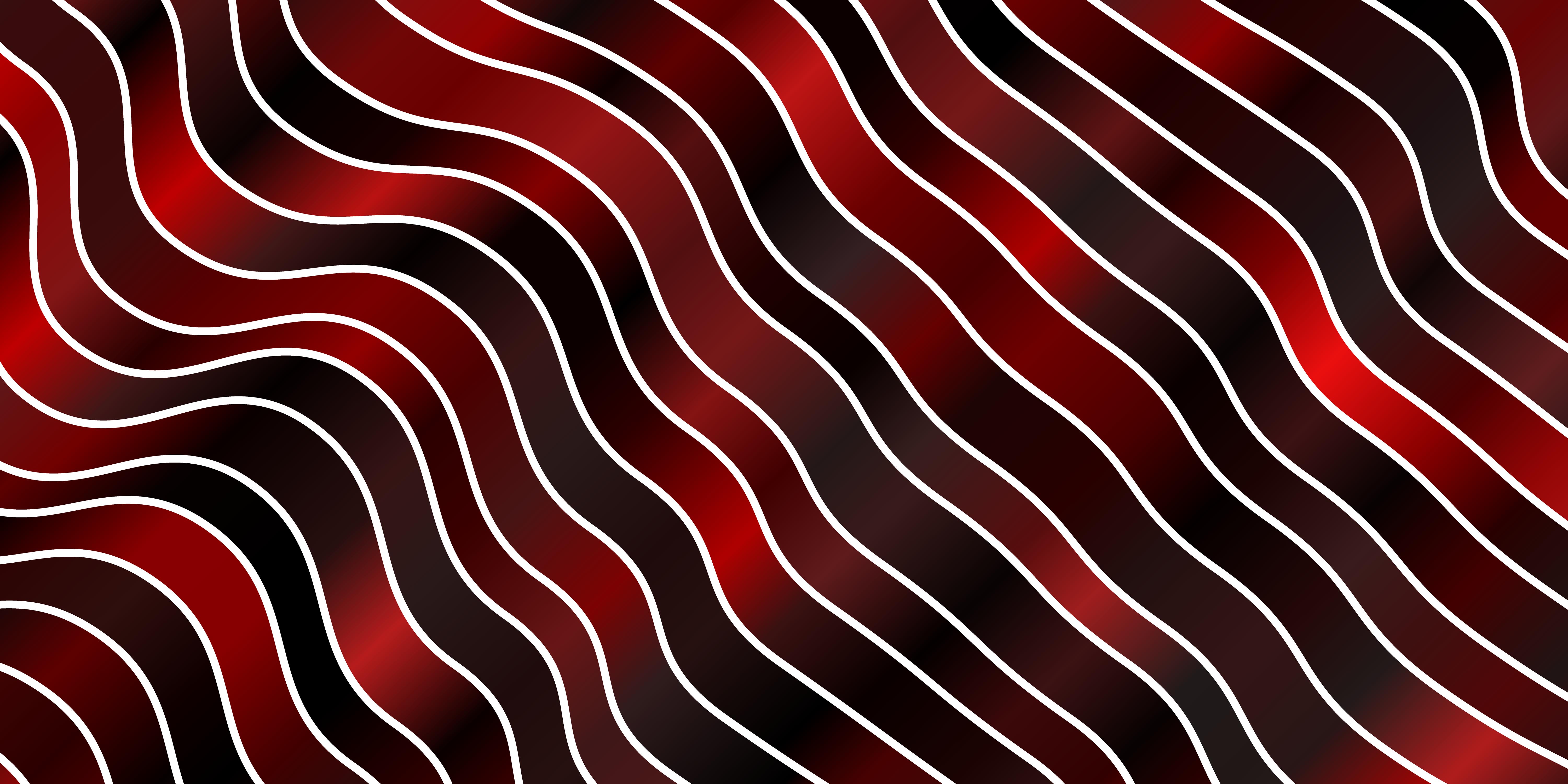 Dark Red Vector Background With Curved Lines Brand New Colorful Illustration With Bent Lines
