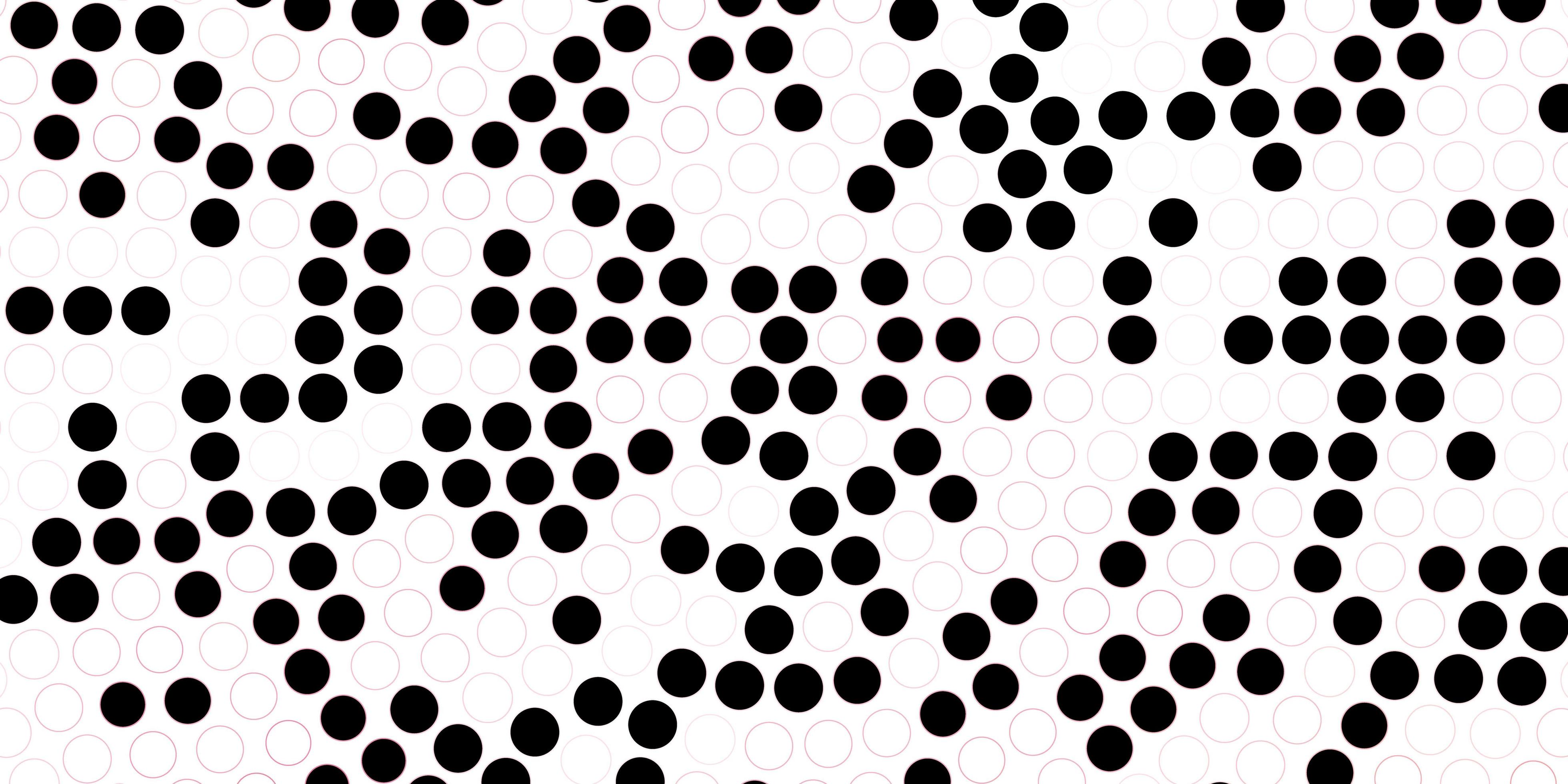 Dark Red Vector Texture With Disks Abstract Decorative Design In Gradient Style With Bubbles