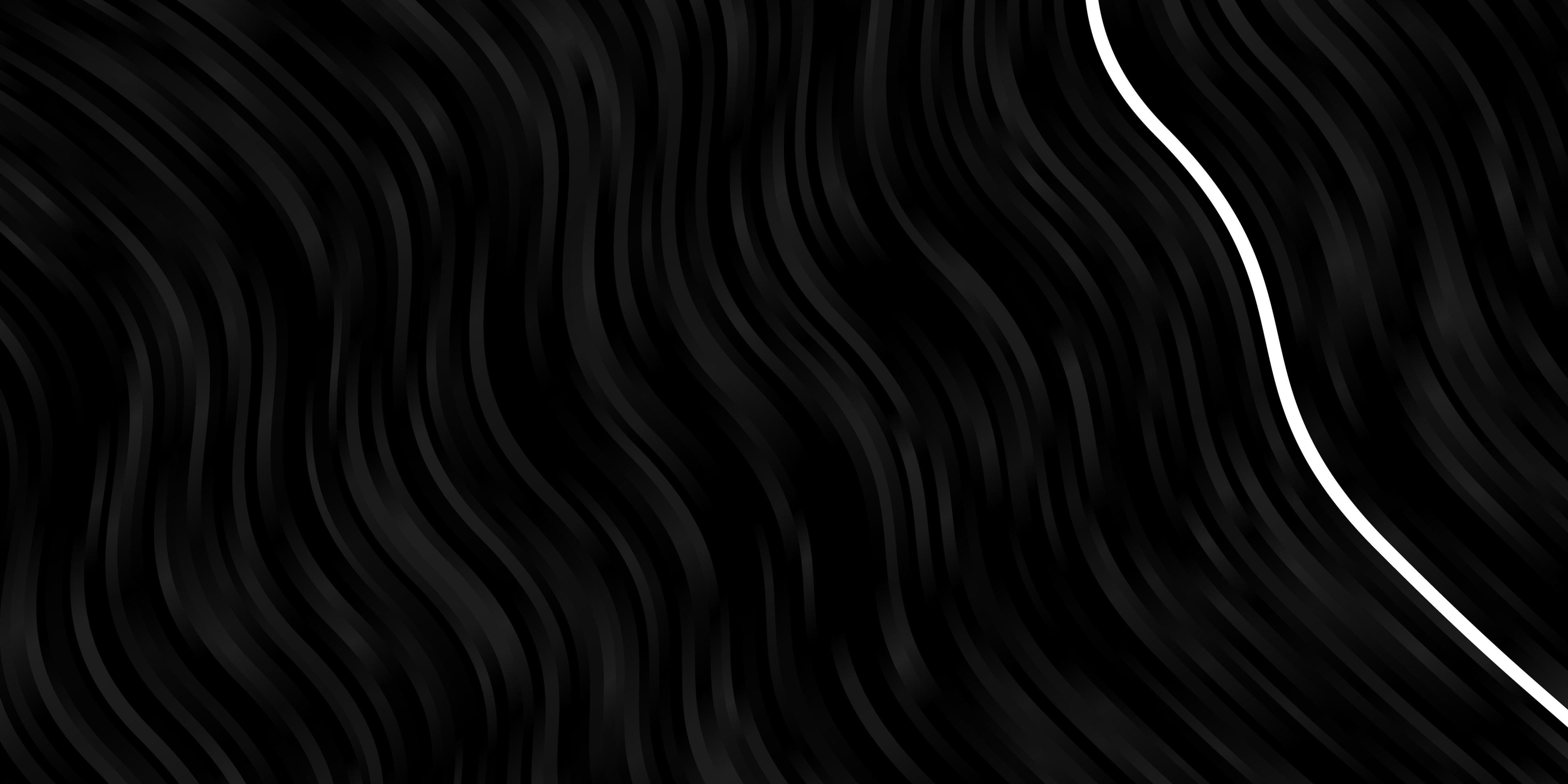 Dark Blue Vector Layout With Circular Arc Abstract Illustration With Bandy Gradient Lines Best