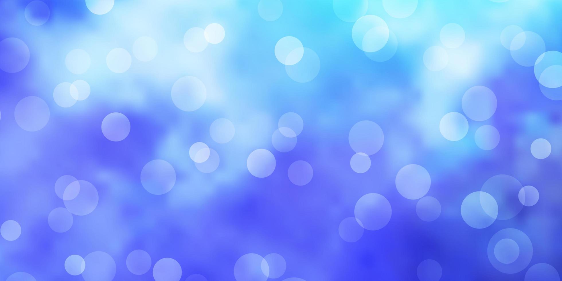 Light Blue Vector Template With Circles Abstract Colorful Disks On Simple Gradient Background