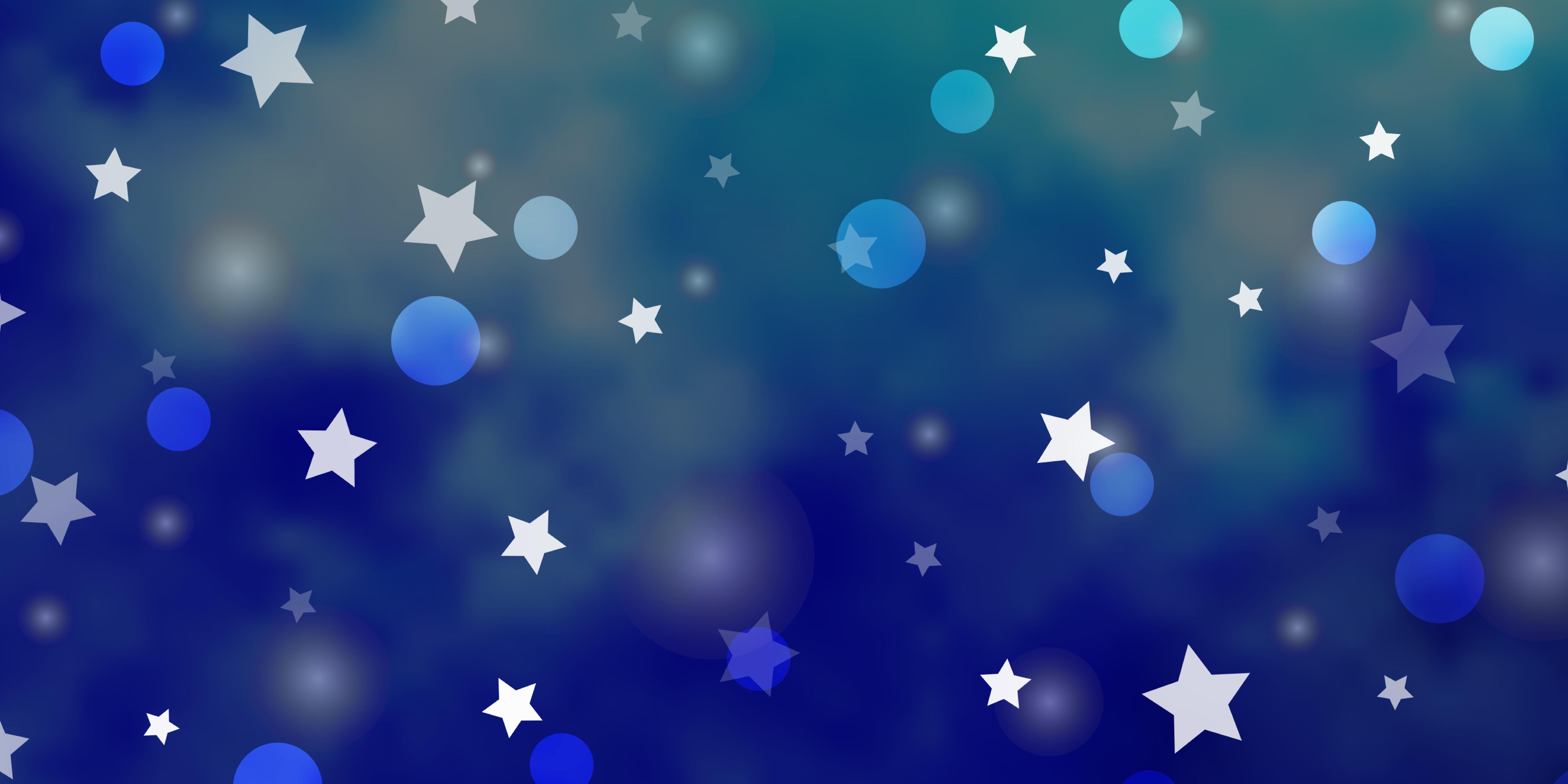 Light Blue Vector Background With Circles Stars Abstract Illustration With Colorful Shapes Of