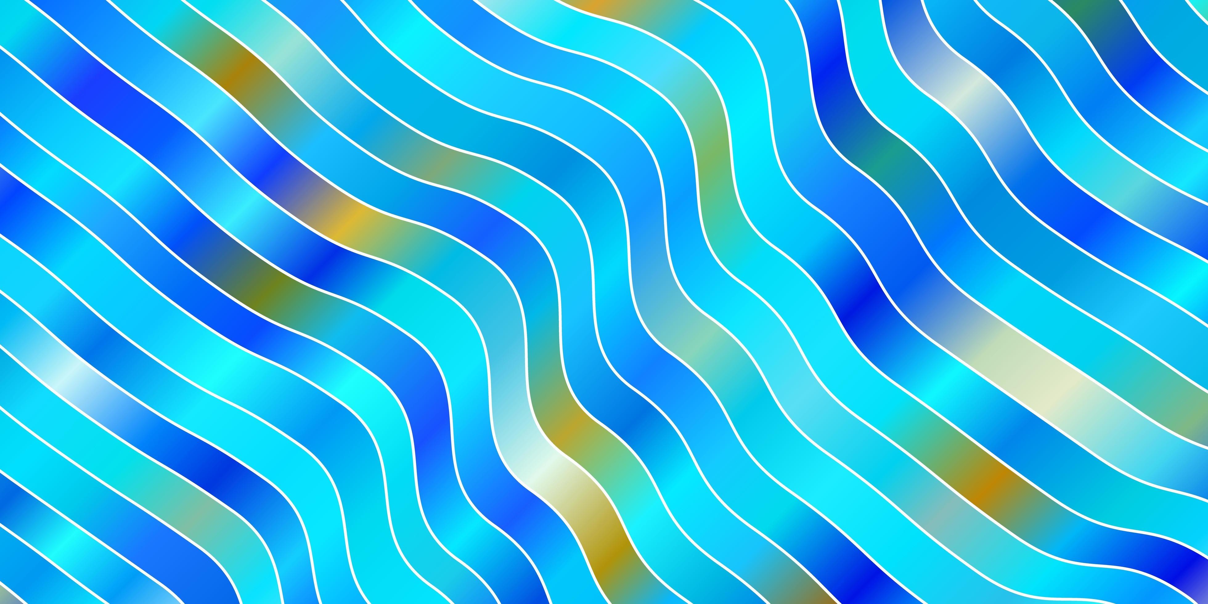 Light Blue Vector Layout With Curves Colorful Geometric Sample With Gradient Curves Smart Design