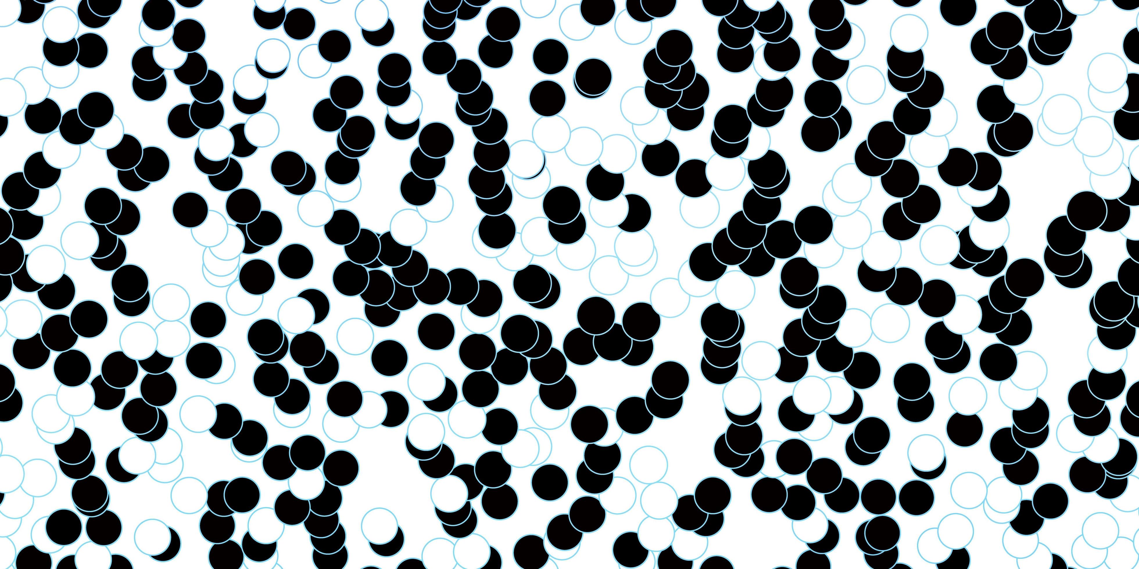 Dark Blue Vector Texture With Disks Abstract Illustration With Colorful Spots In Nature Style