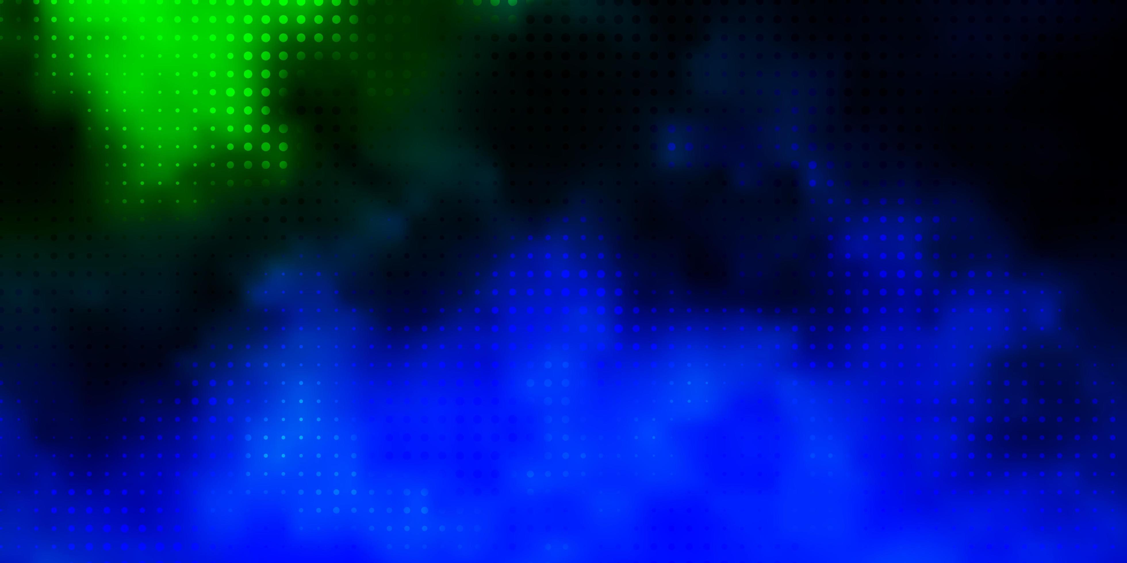 Dark Blue Green Vector Texture With Disks Abstract Colorful Disks On Simple Gradient Background