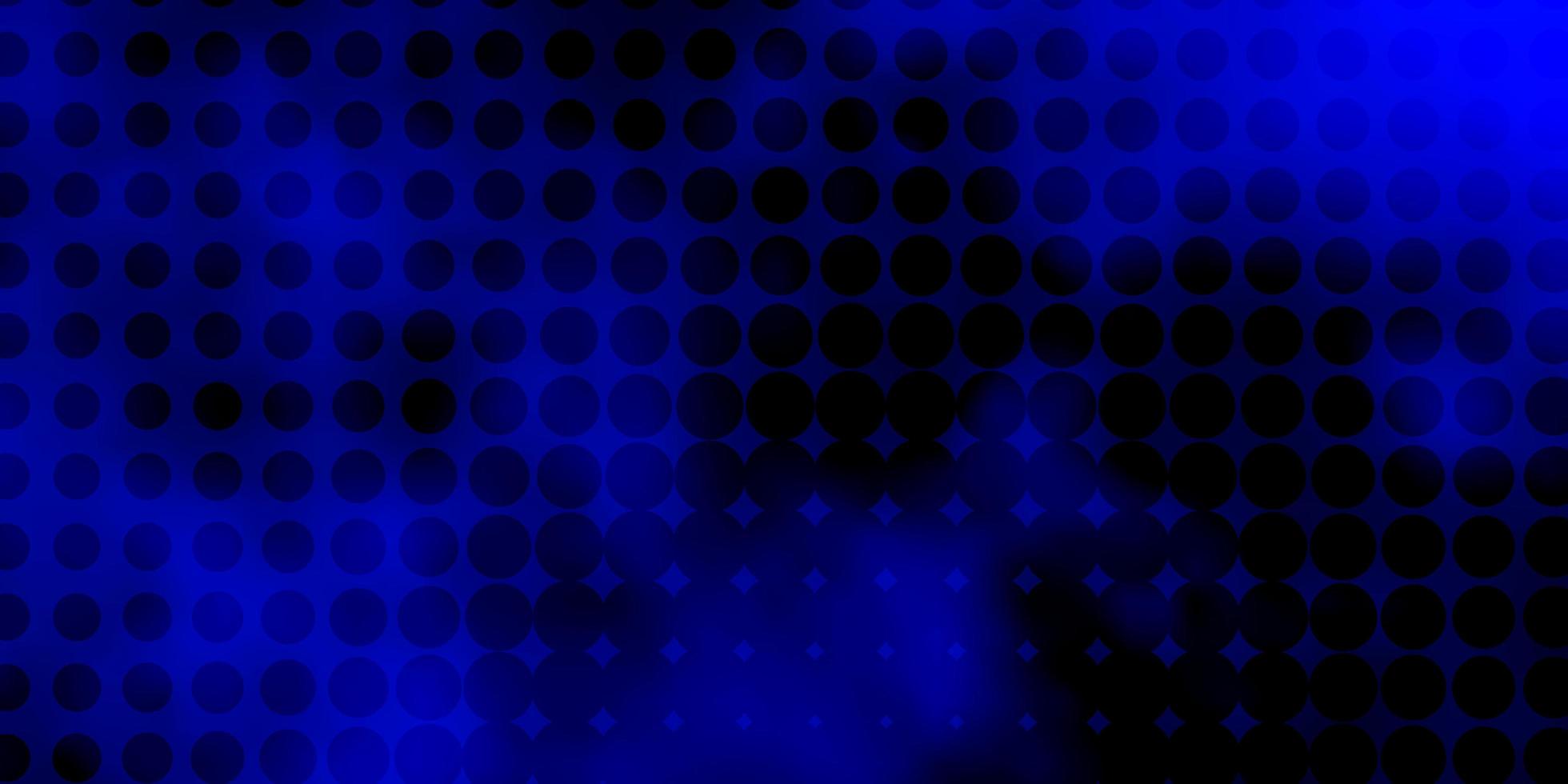 Dark Blue Vector Texture With Disks Abstract Colorful Disks On Simple Gradient Background Design