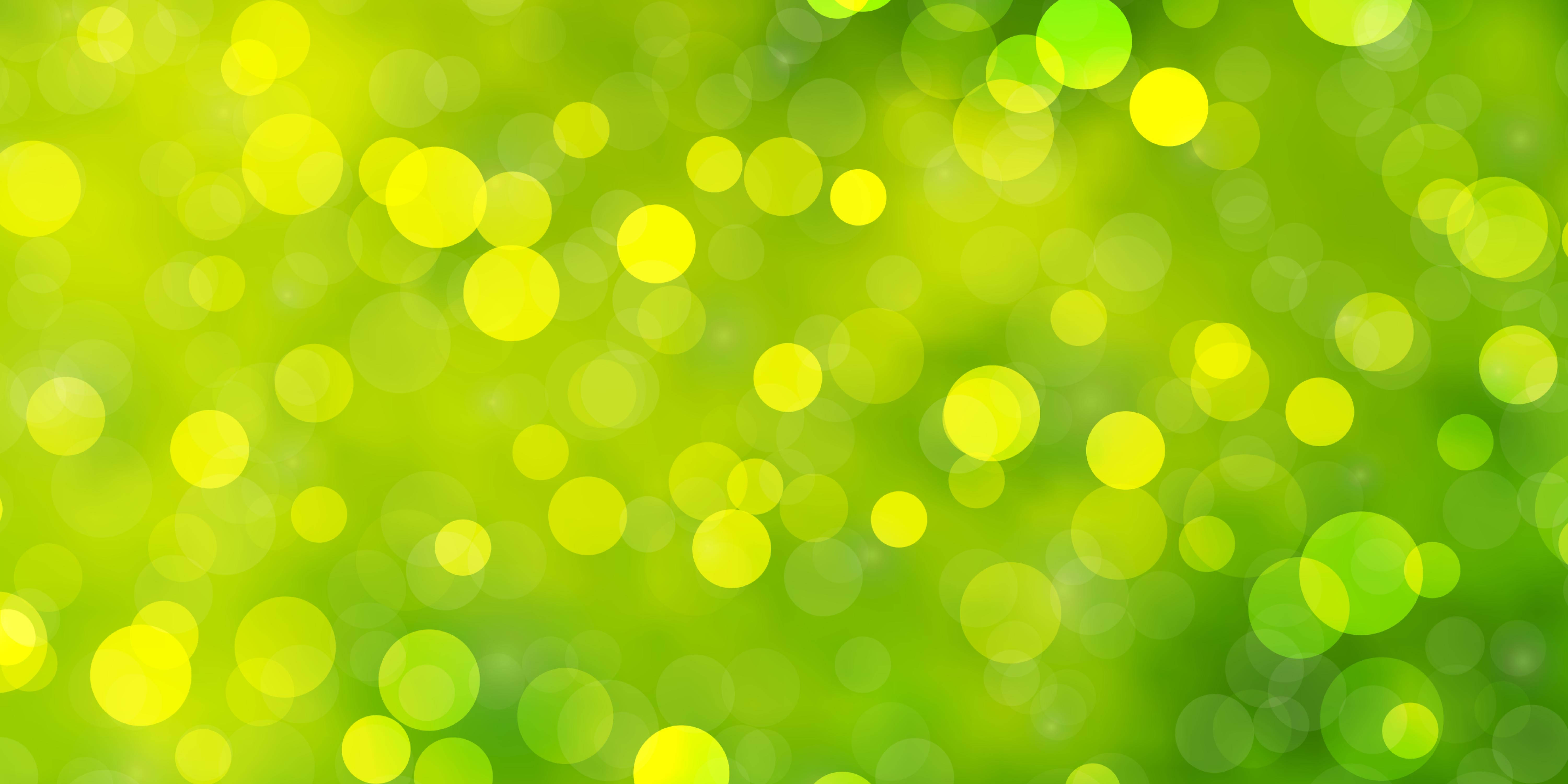 Light Green Vector Background With Circles Abstract Colorful Disks On Simple Gradient Background
