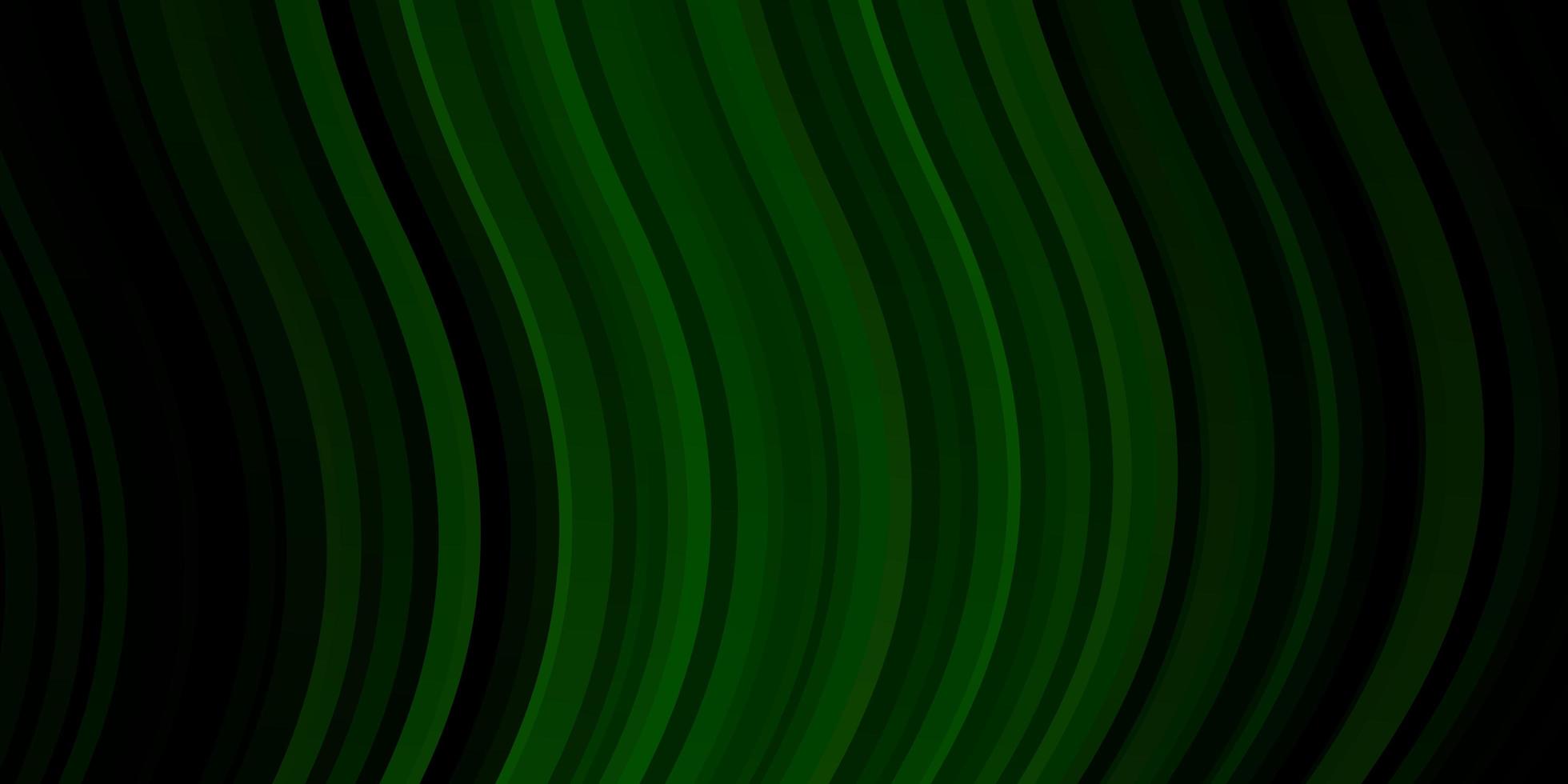 Light Green Vector Template With Lines Colorful Geometric Sample With Gradient Curves Pattern