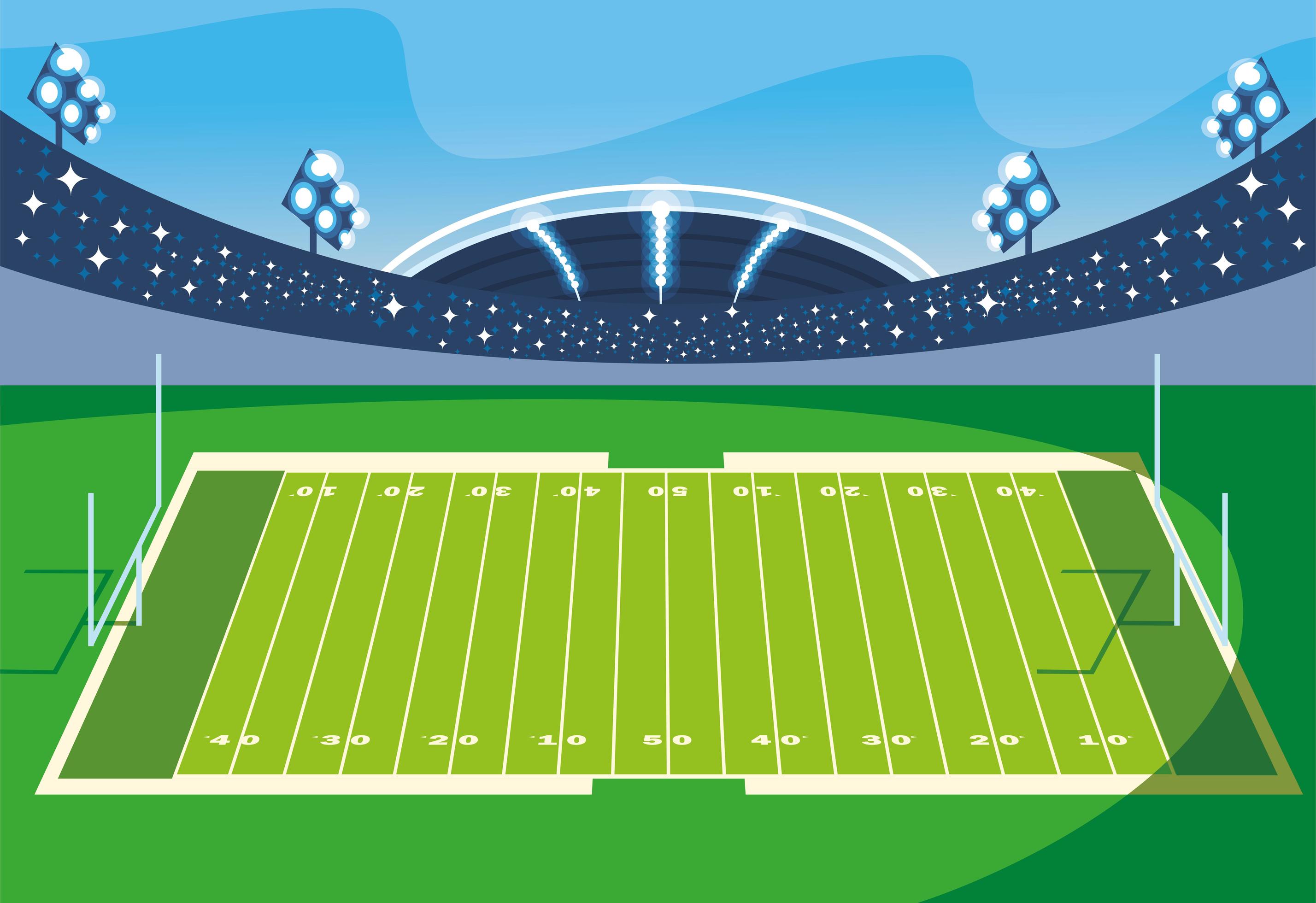 Football Field Clipart American Football Stadium Clip