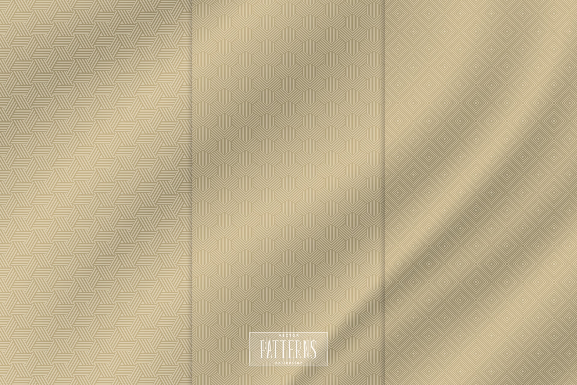 Set of abstract geometric seamless pattern traditional with silk fabric ...