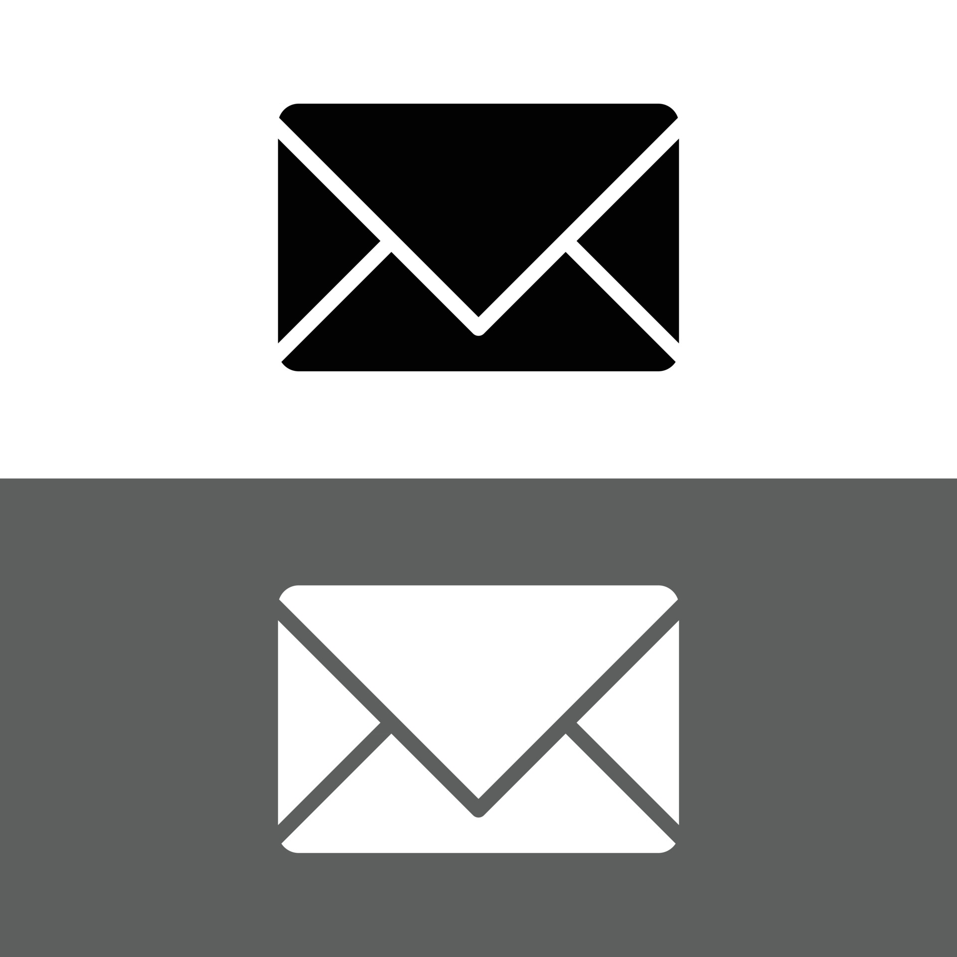 Envelope icon set 2684565 Vector Art at Vecteezy