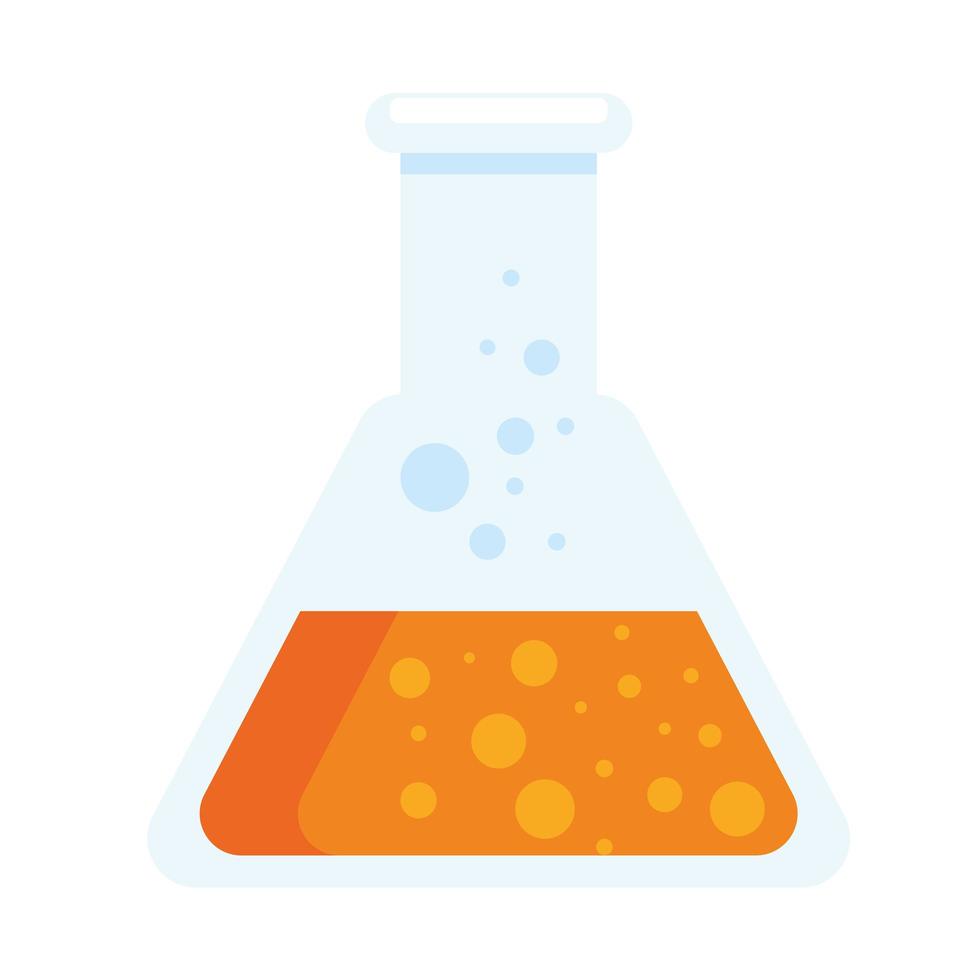 Laboratory orange flask 2694860 Vector Art at Vecteezy