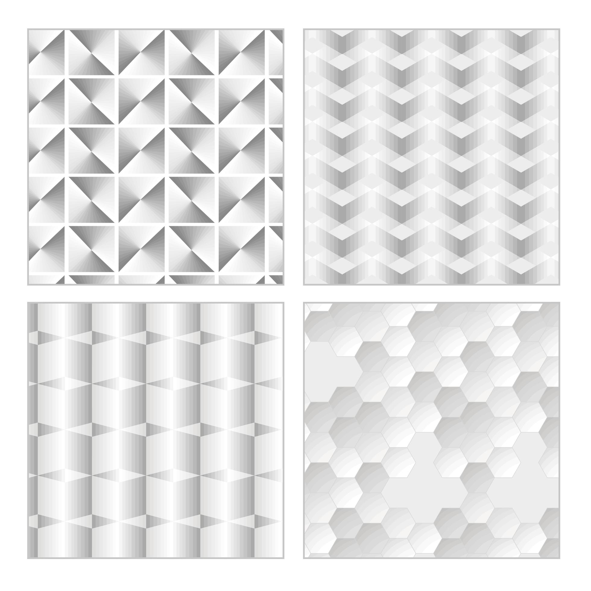 four patterns backgrounds 2695698 Vector Art at Vecteezy