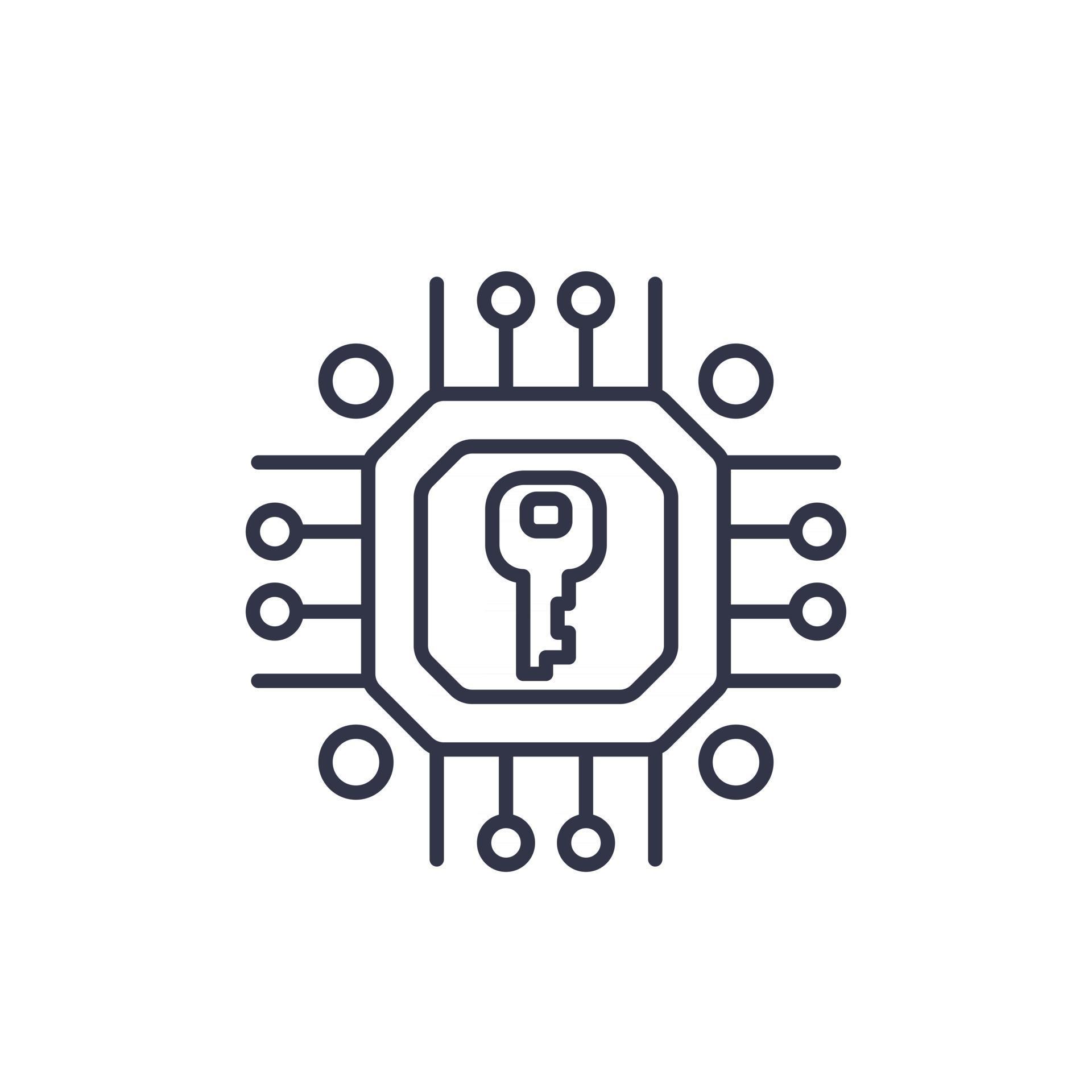 cifrado, criptografía vector icono lineal 2697458 Vector en Vecteezy