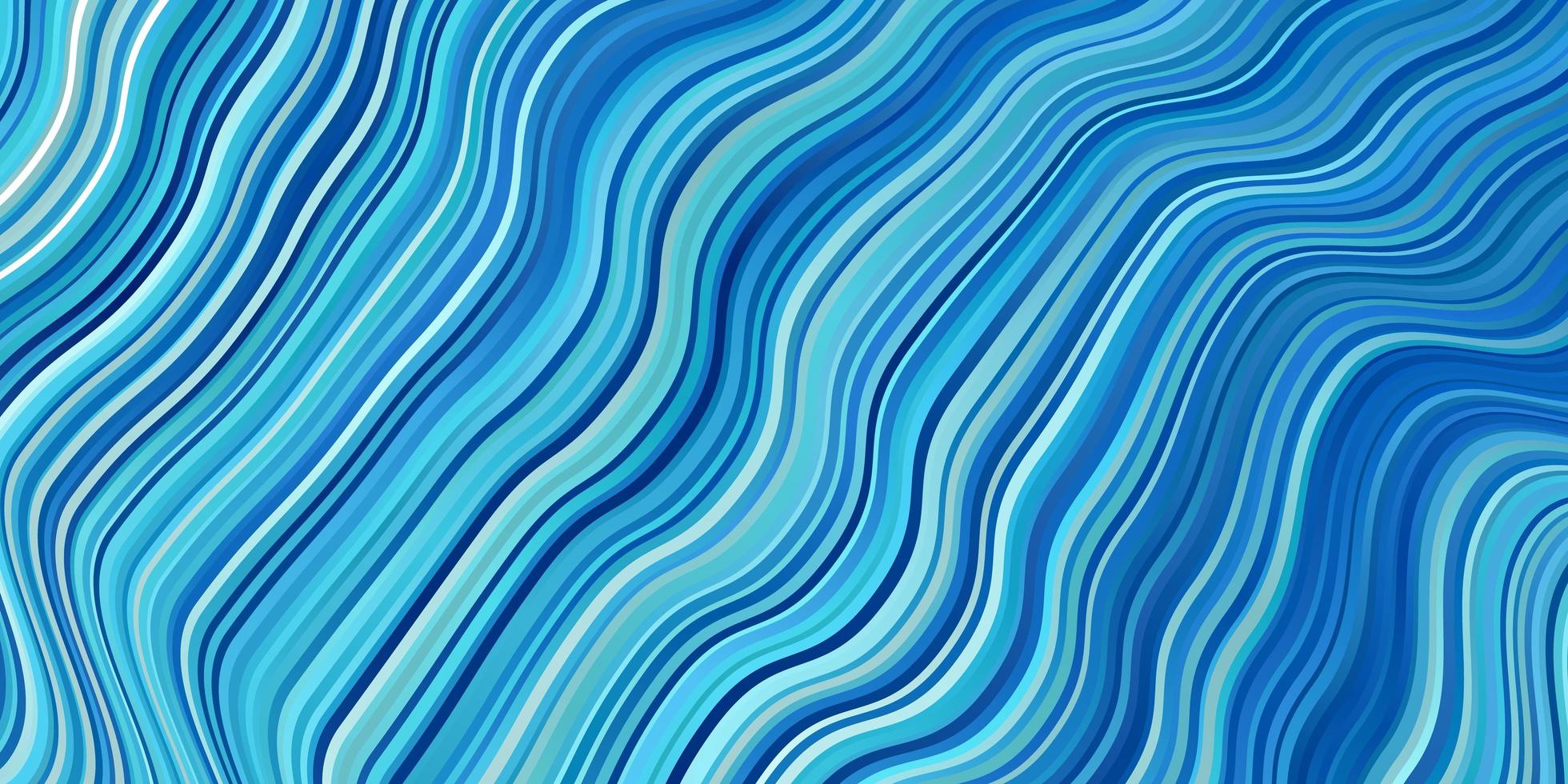 Dark Blue Vector Pattern With Curved Lines Colorful Abstract Illustration With Gradient Curves
