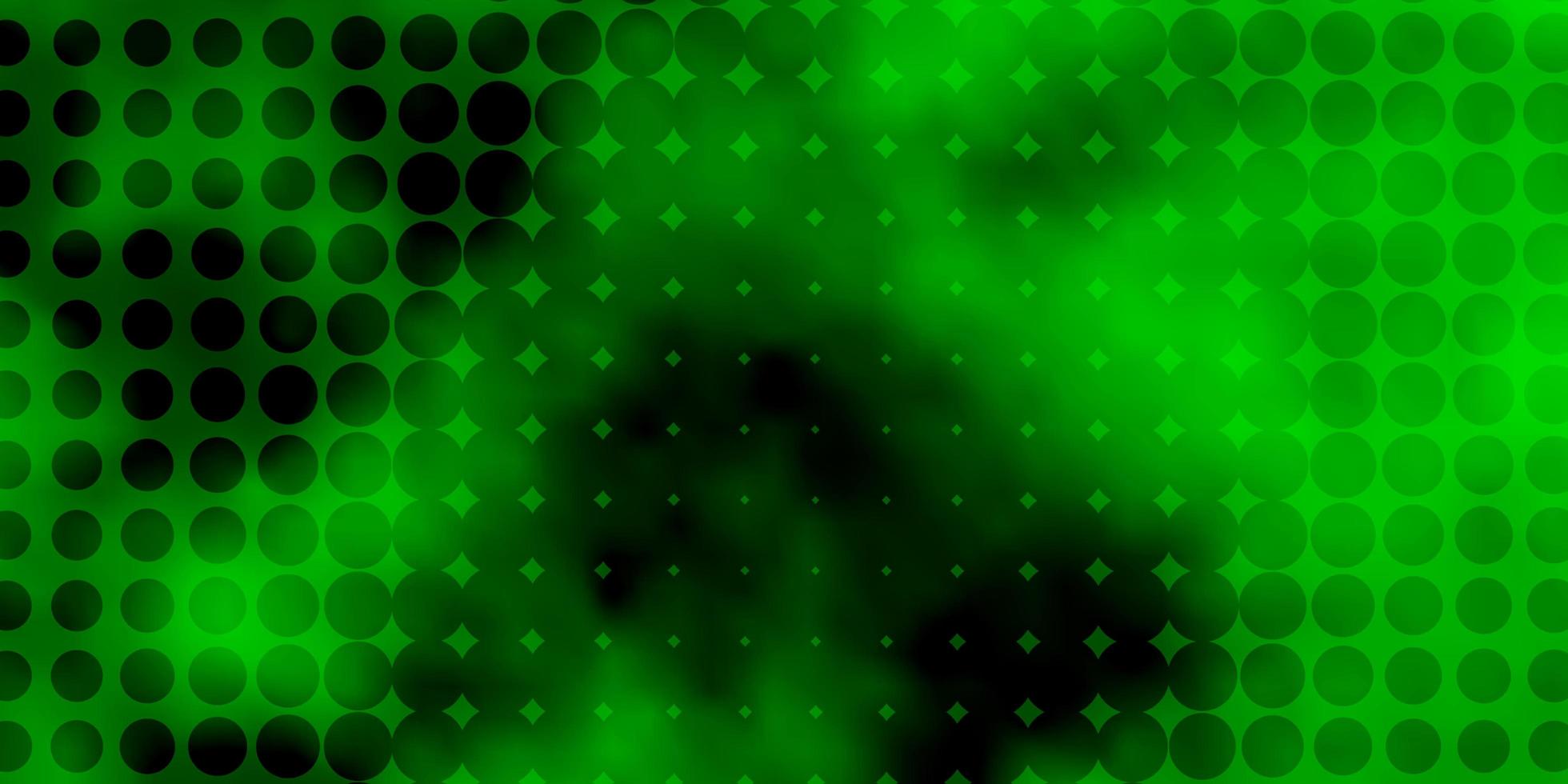 Light Green vector layout with circle shapes Abstract decorative design ...