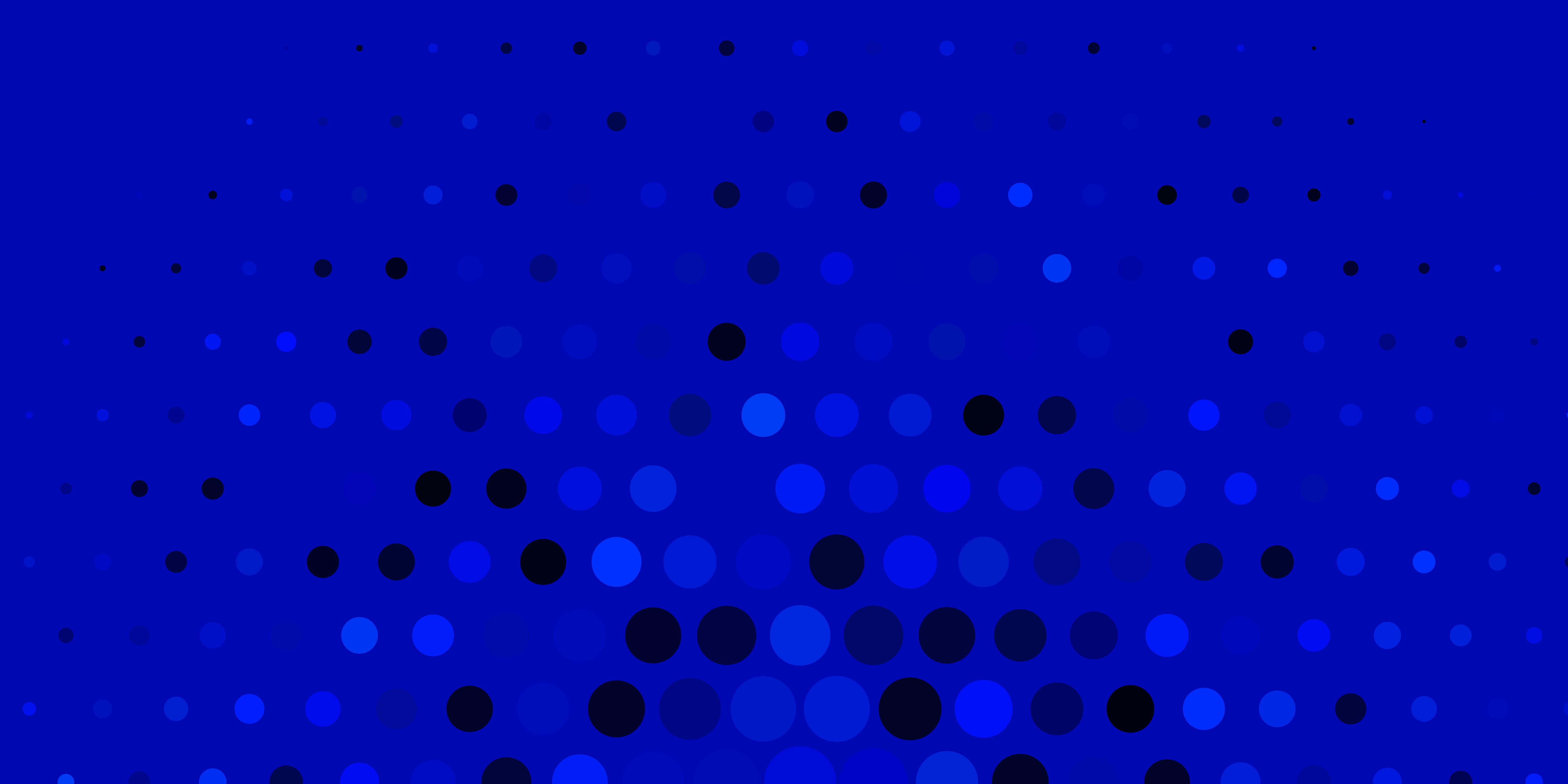 Dark Blue Vector Texture With Disks Abstract Decorative Design In Gradient Style With Bubbles