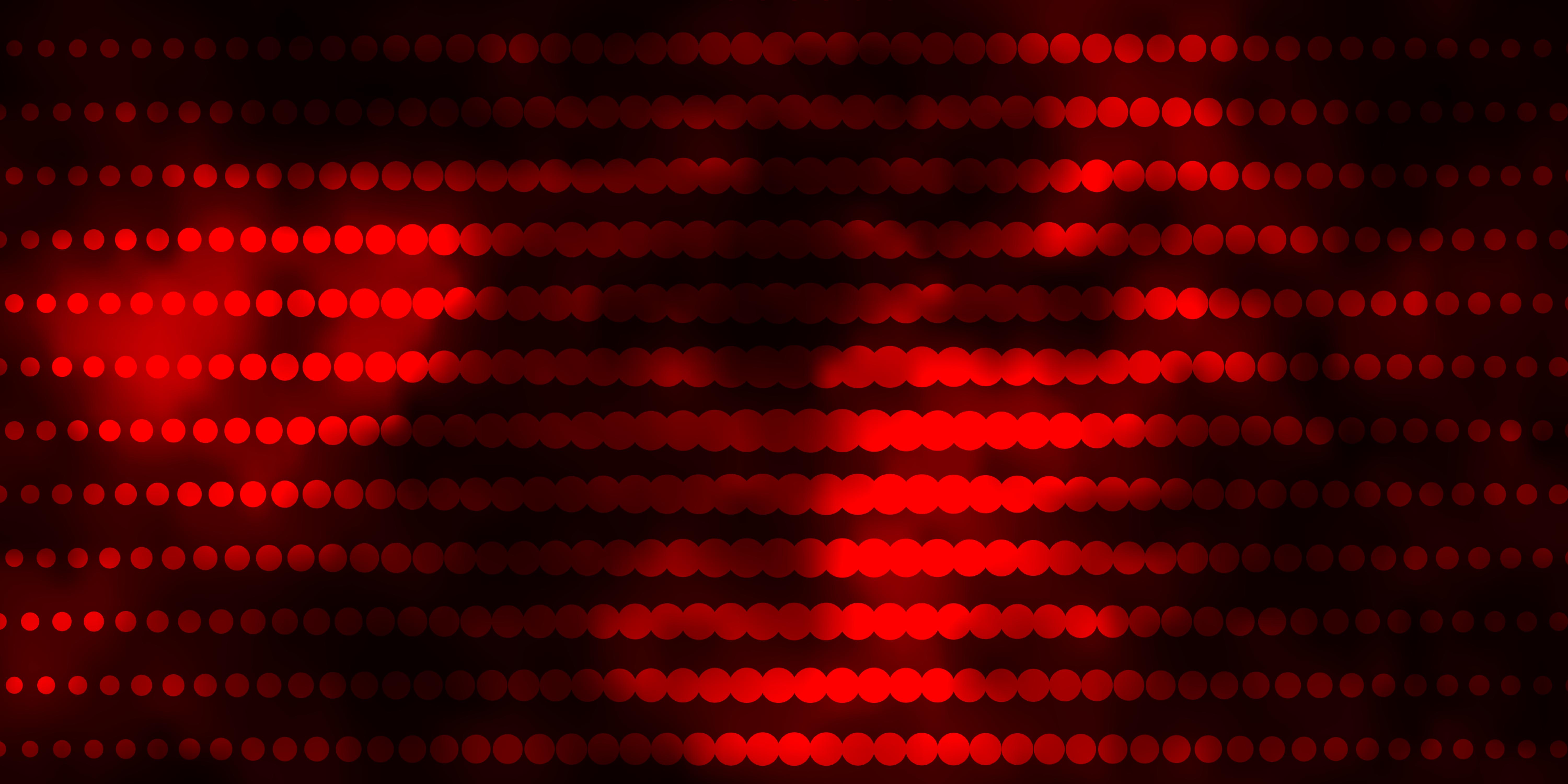 Dark Red Vector Texture With Circles Glitter Abstract Illustration With Colorful Drops Design