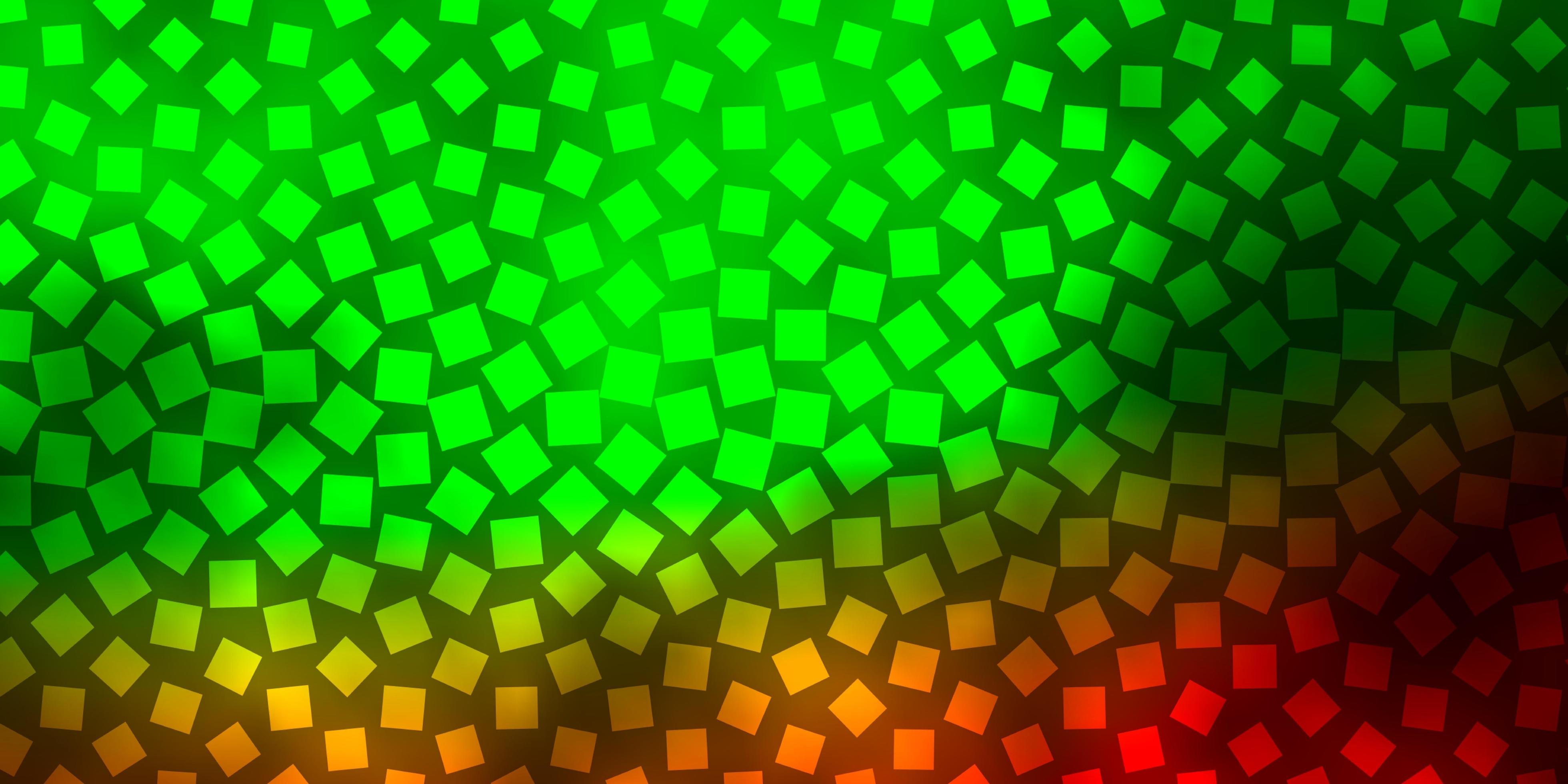 Light Green Red vector layout with lines rectangles Abstract gradient ...