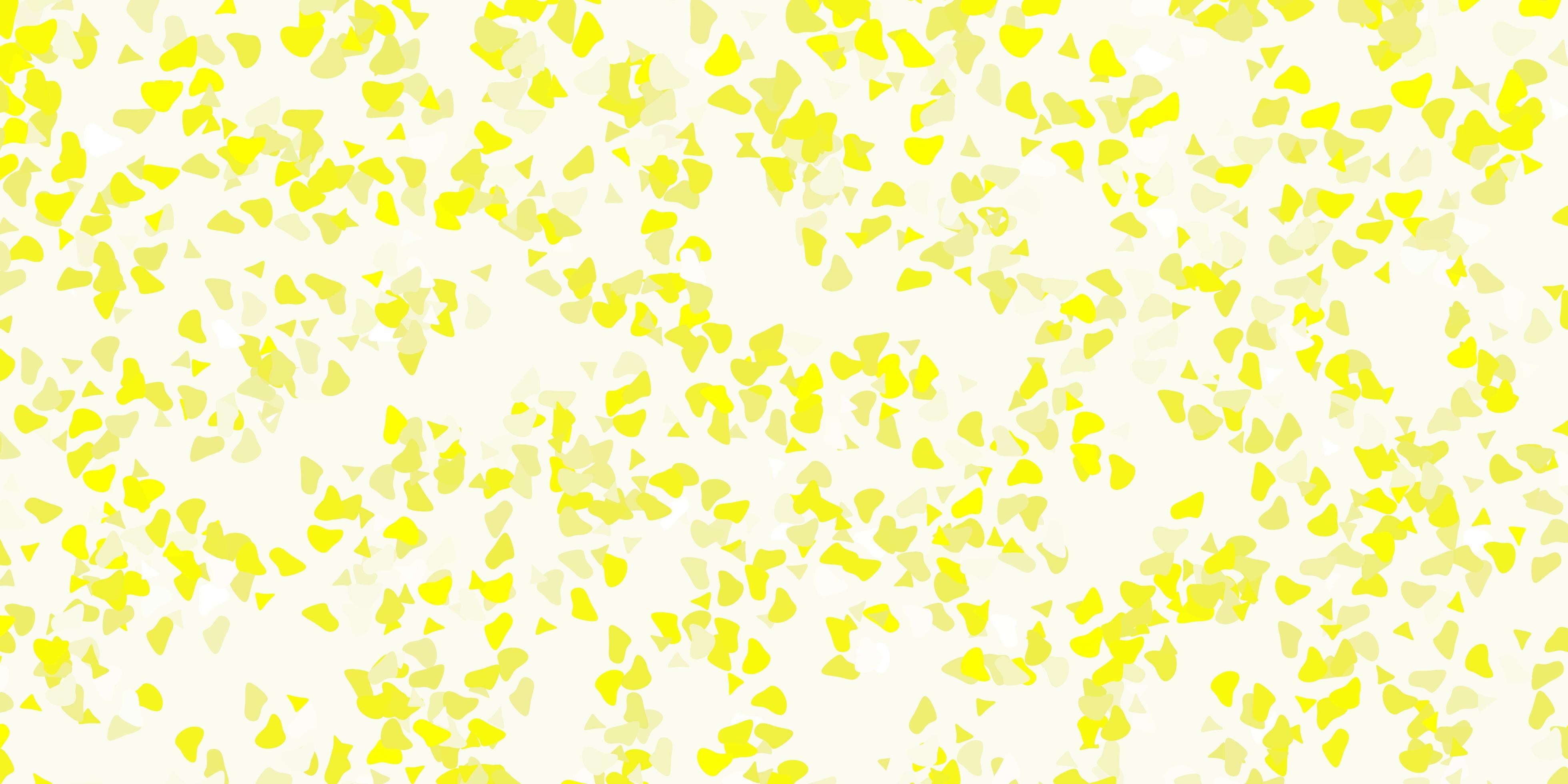 Light Yellow Vector Background With Random Forms 2705429 Vector Art At Vecteezy