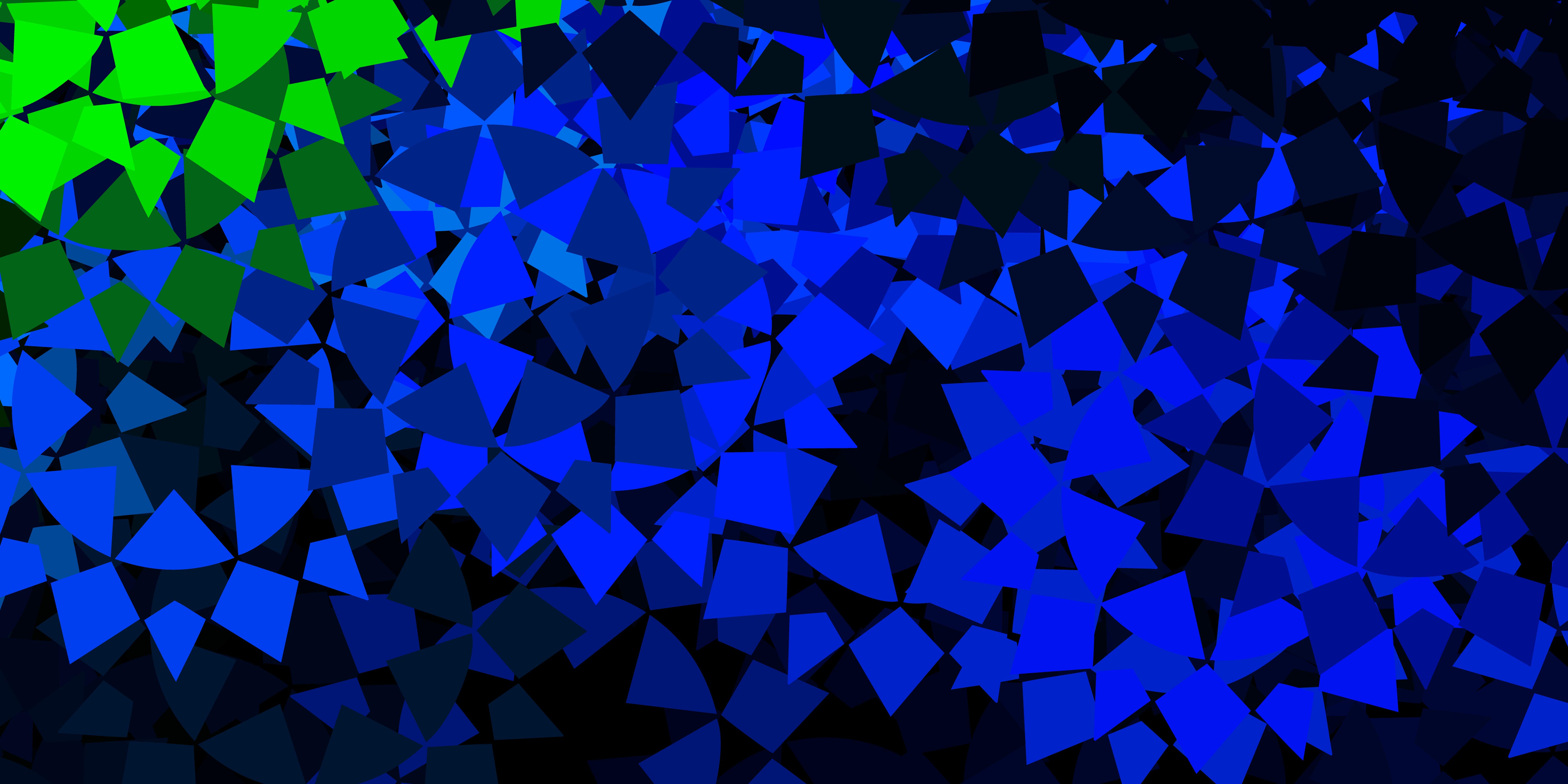 Dark Blue Green Vector Background With Polygonal Forms 2705660 Vector