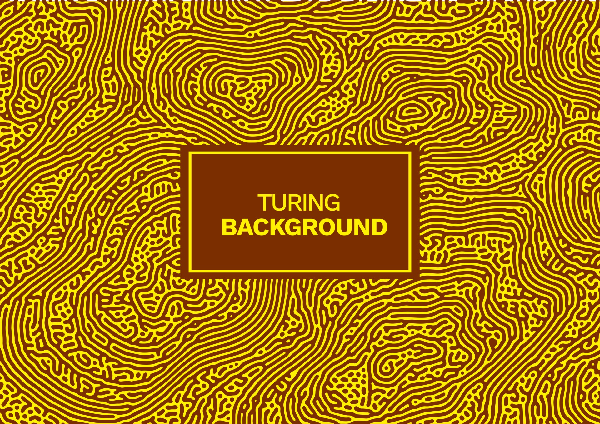 Abstract Irregular Organic Lines Turing Pattern Background Turing ...