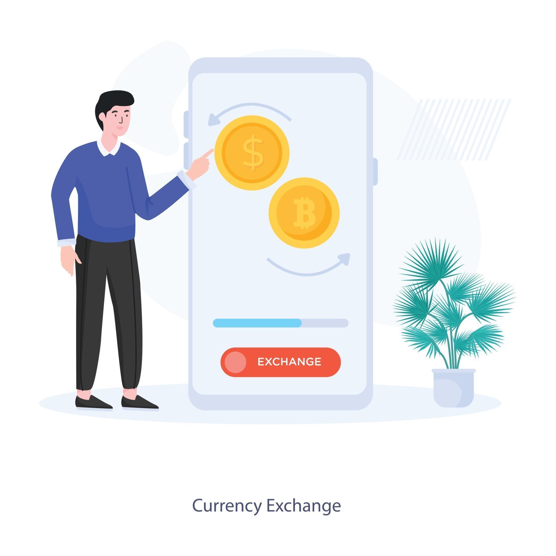 Currency Exchange Design 2710138 Vector Art at Vecteezy