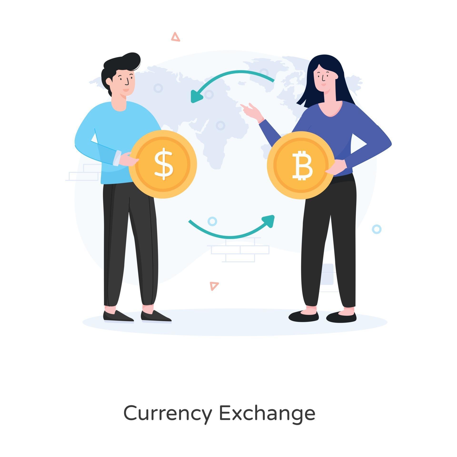 Currency Exchange Design 2710210 Vector Art at Vecteezy