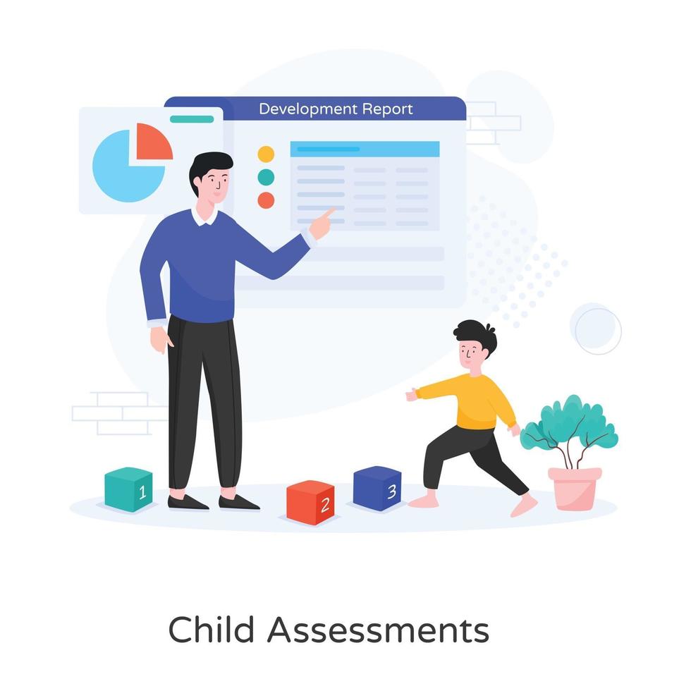 Child Assessments Design 2710281 Vector Art at Vecteezy