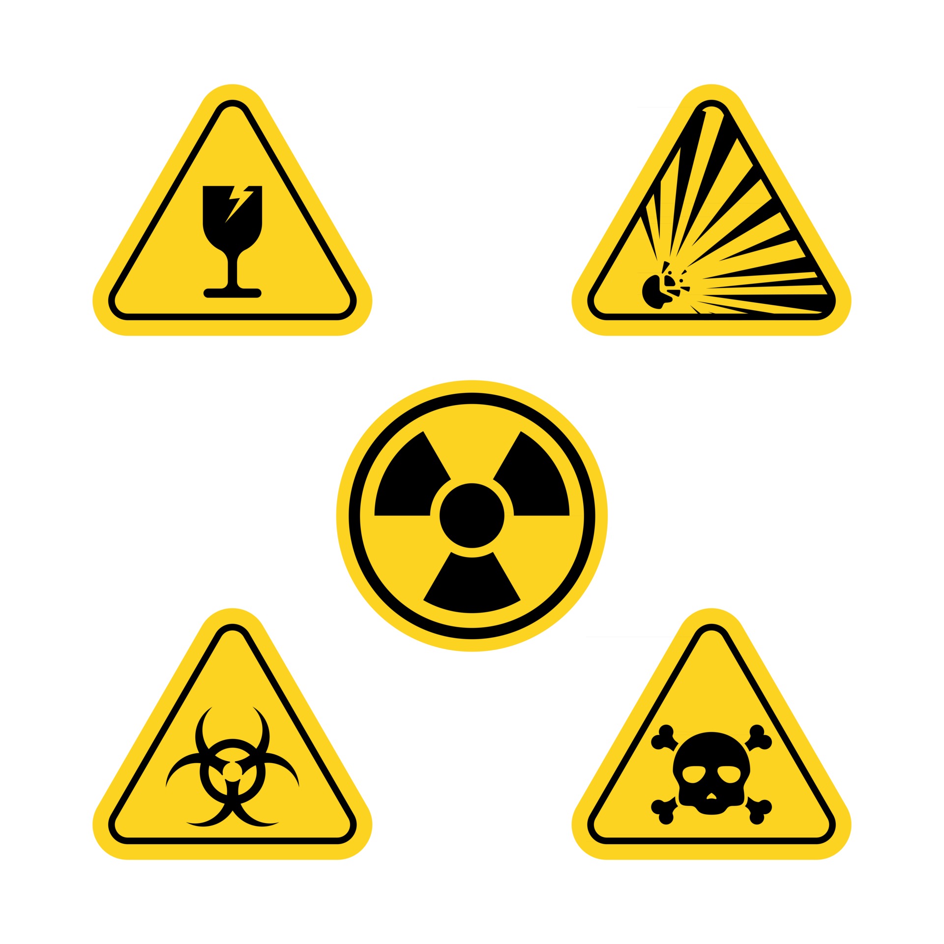 Warning Vector icon design illustration 2714081 Vector Art at Vecteezy