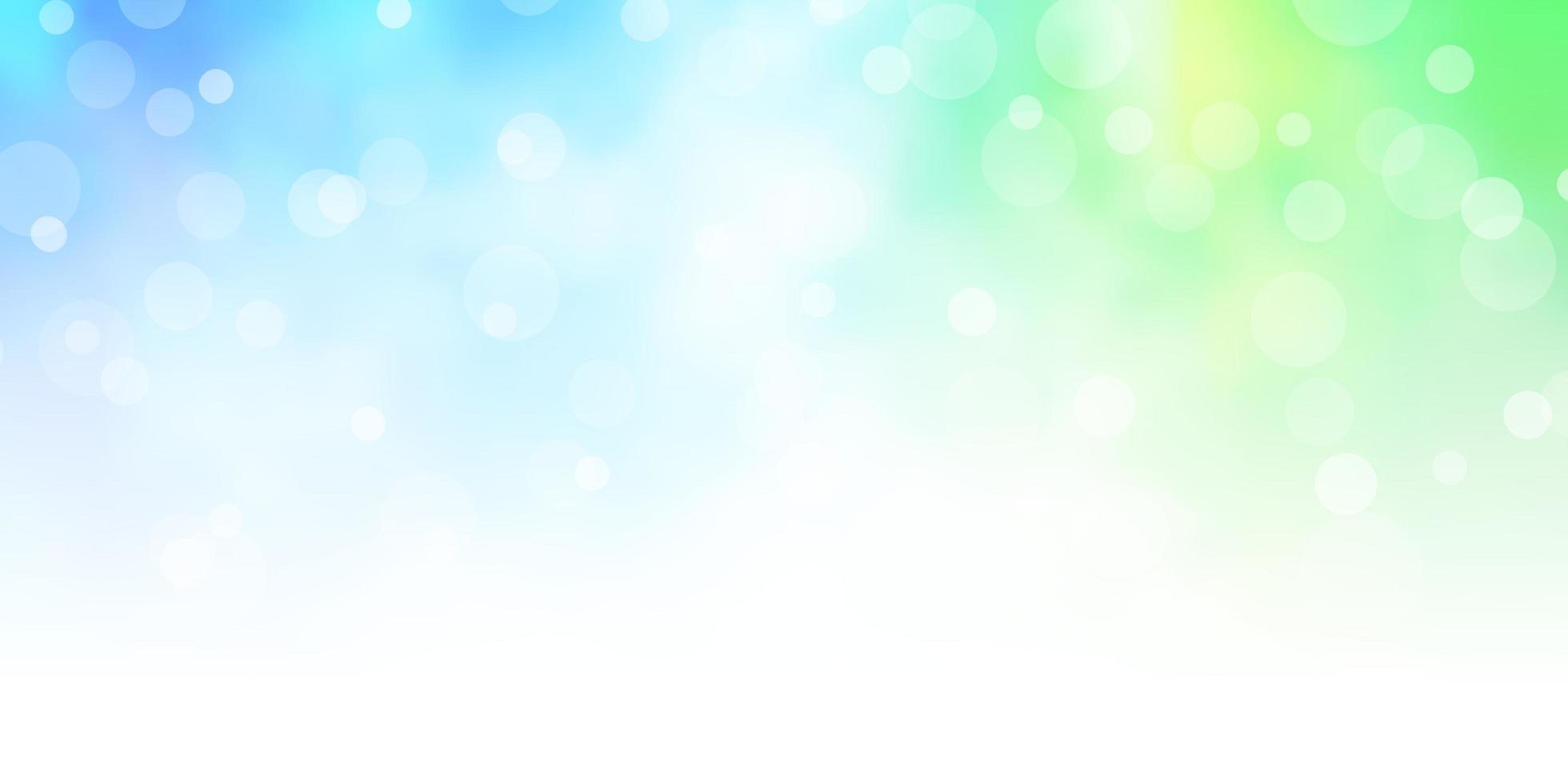 Fondo De Vector Verde Azul Claro Con Círculos 2720522 Vector En Vecteezy