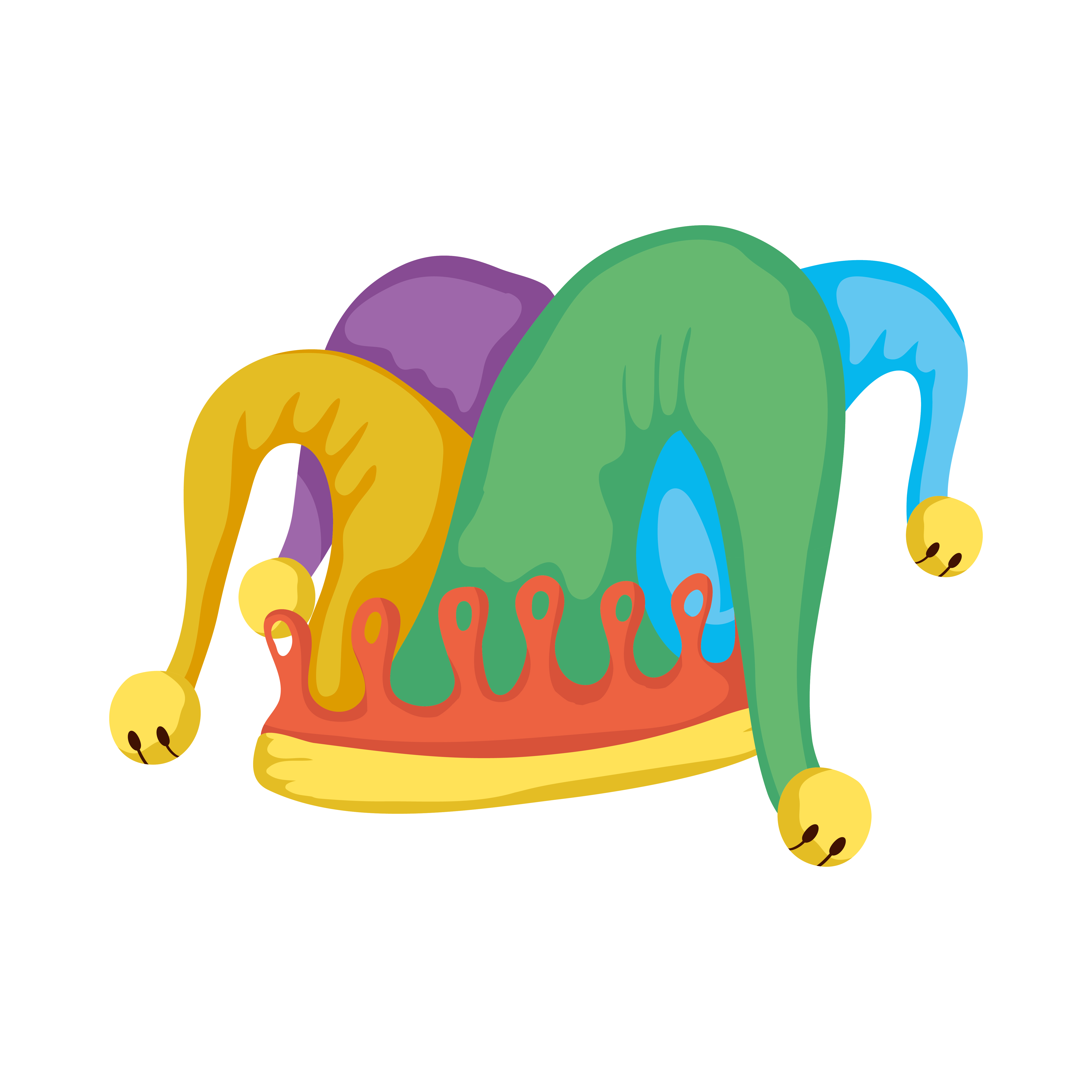 jester hat fools day accessory 2727544 Vector Art at Vecteezy