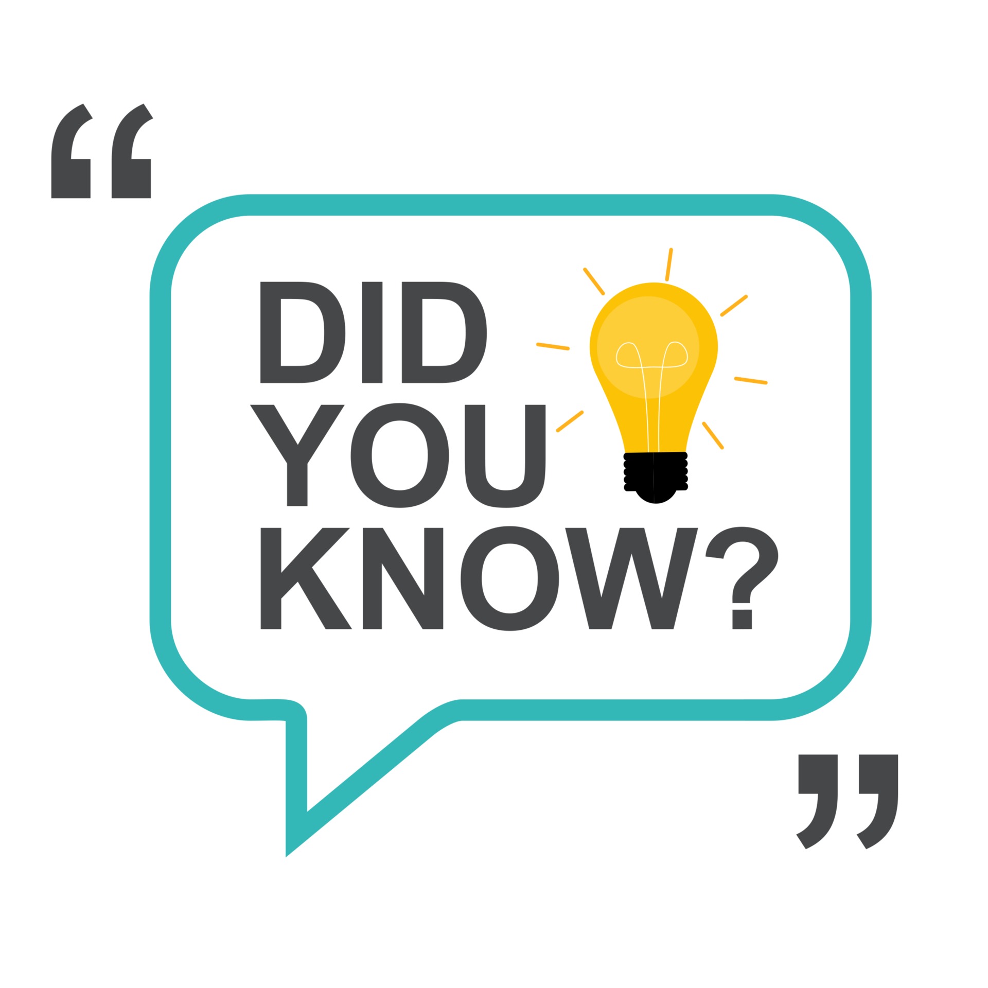 Did you know sticker with yellow bulb and speech bubble. Vector ... Did you know sticker with yellow bulb and speech bubble. Vector ...