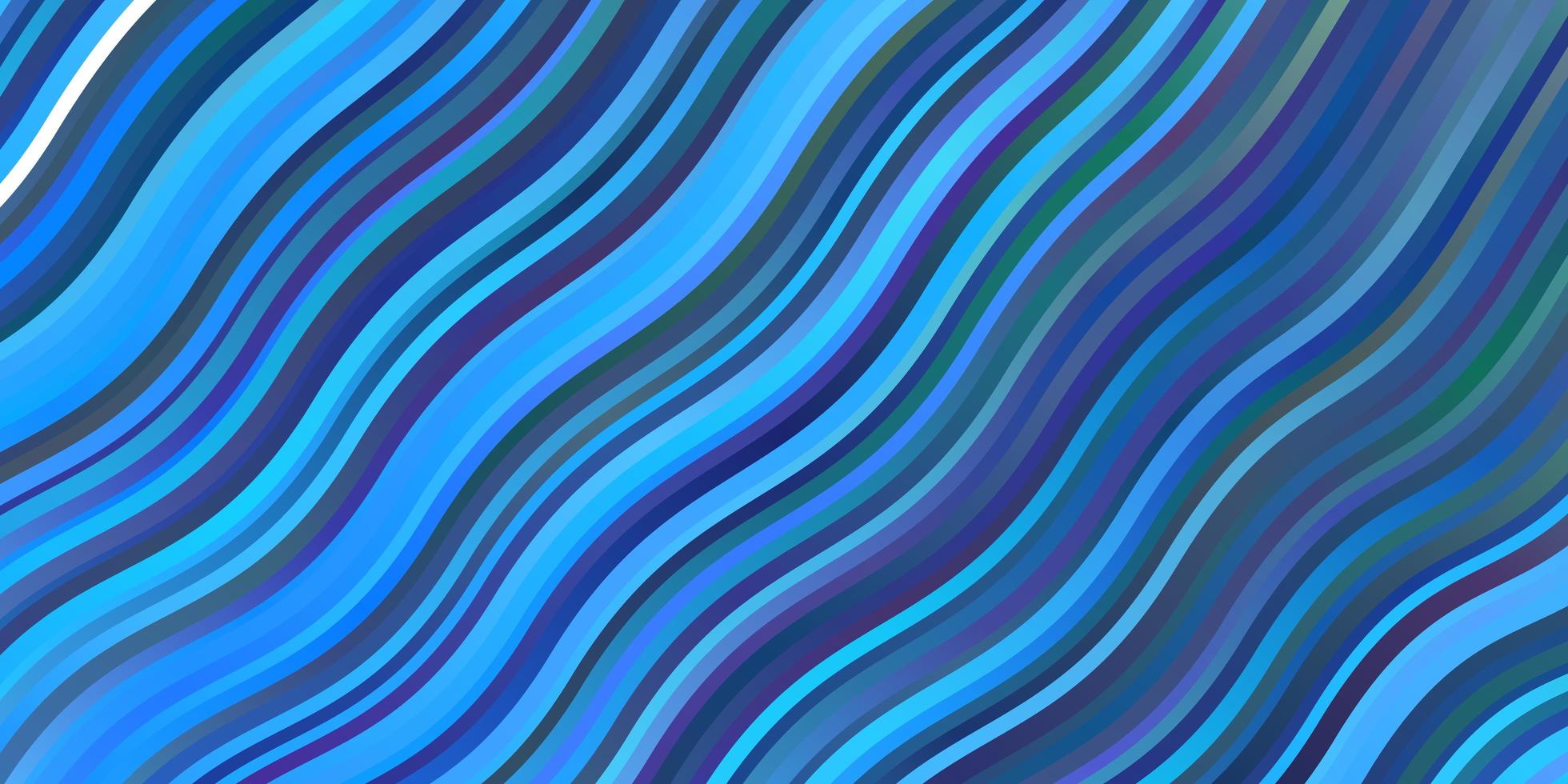 Light Blue Vector Template With Wry Lines Colorful Geometric Sample With Gradient Curves