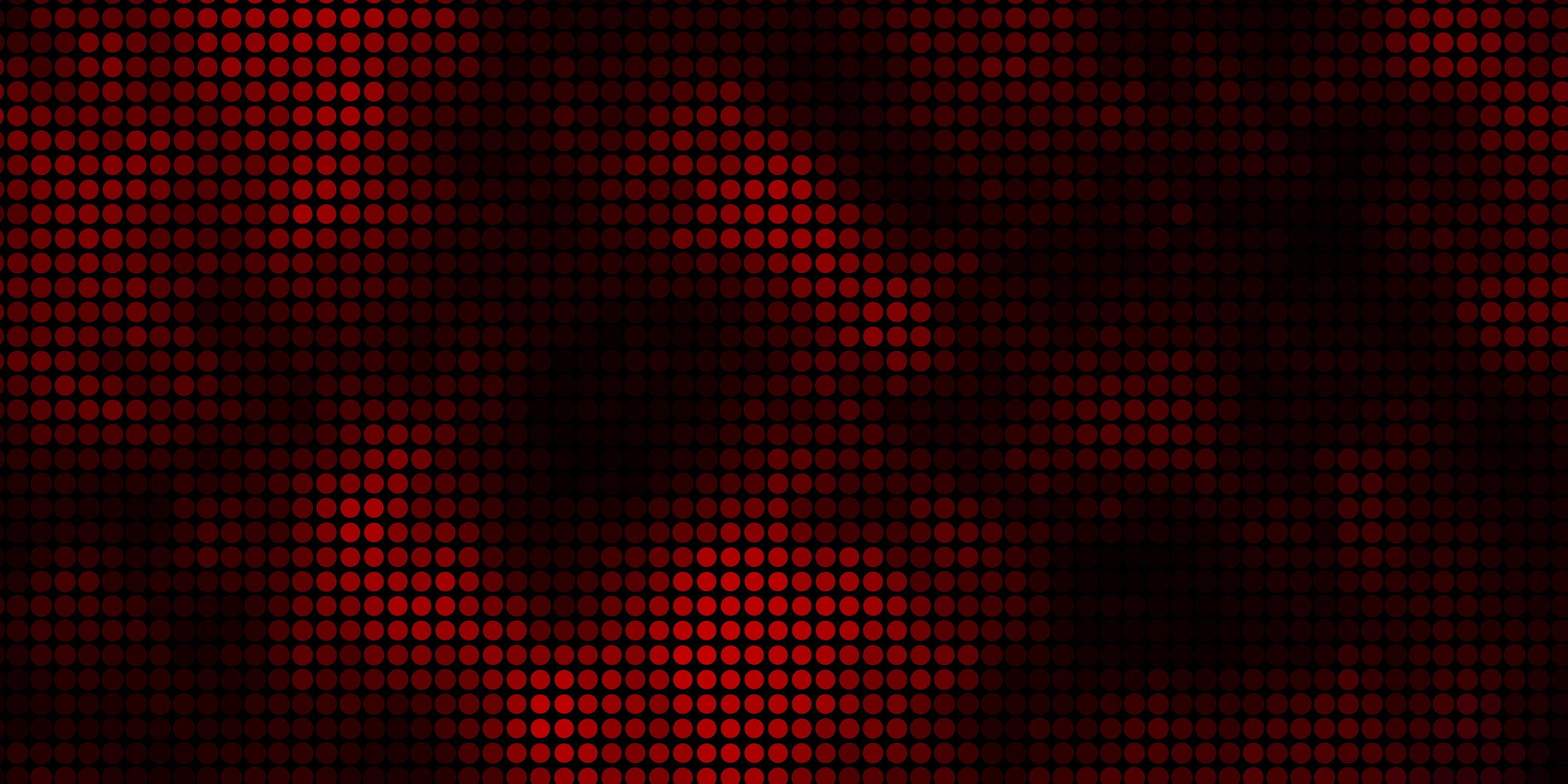 Dark Red Vector Texture With Circles Abstract Colorful Disks On Simple Gradient Background New