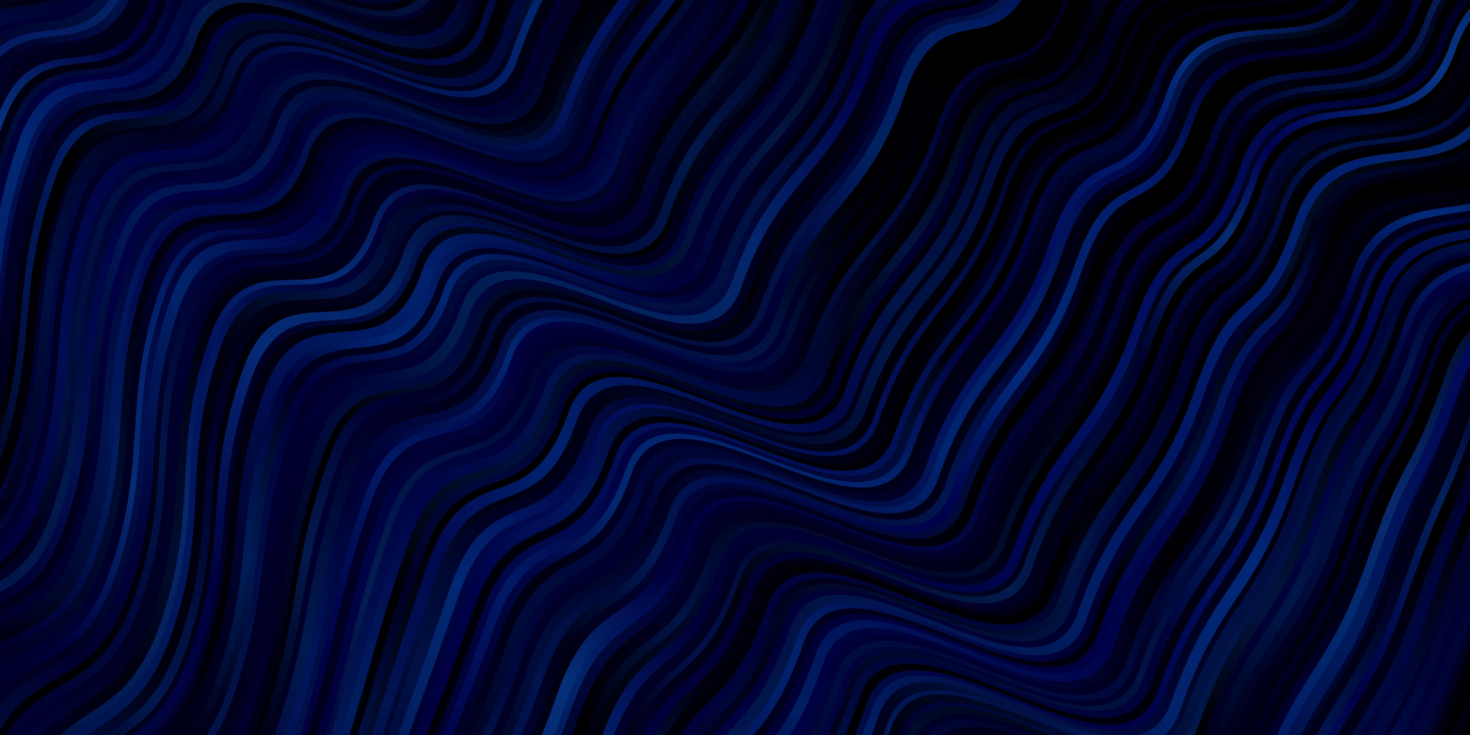 Dark Blue Vector Background With Bent Lines Colorful Geometric Sample With Gradient Curves