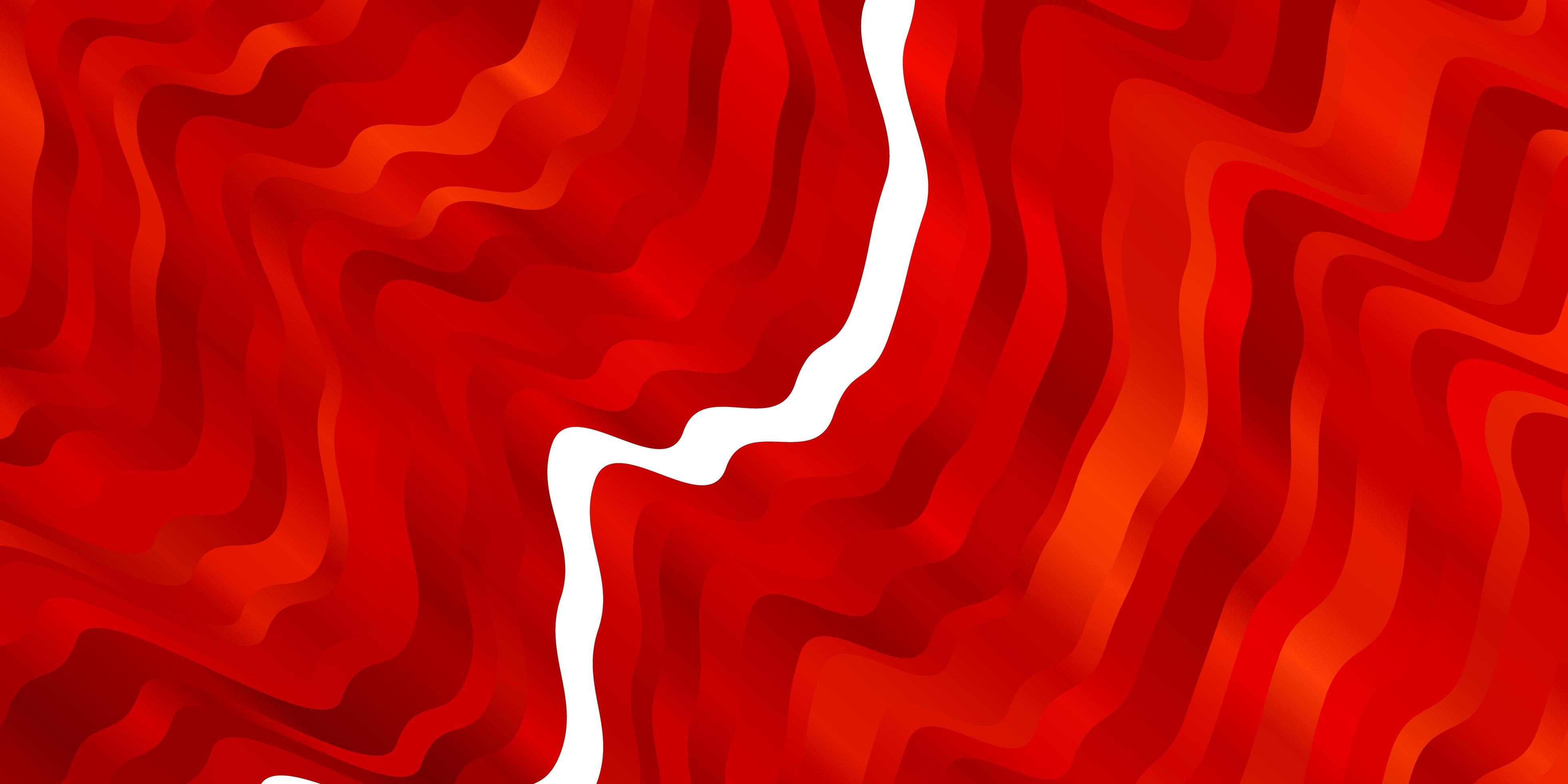 Light Red Vector Background With Curves Colorful Abstract Illustration With Gradient Curves