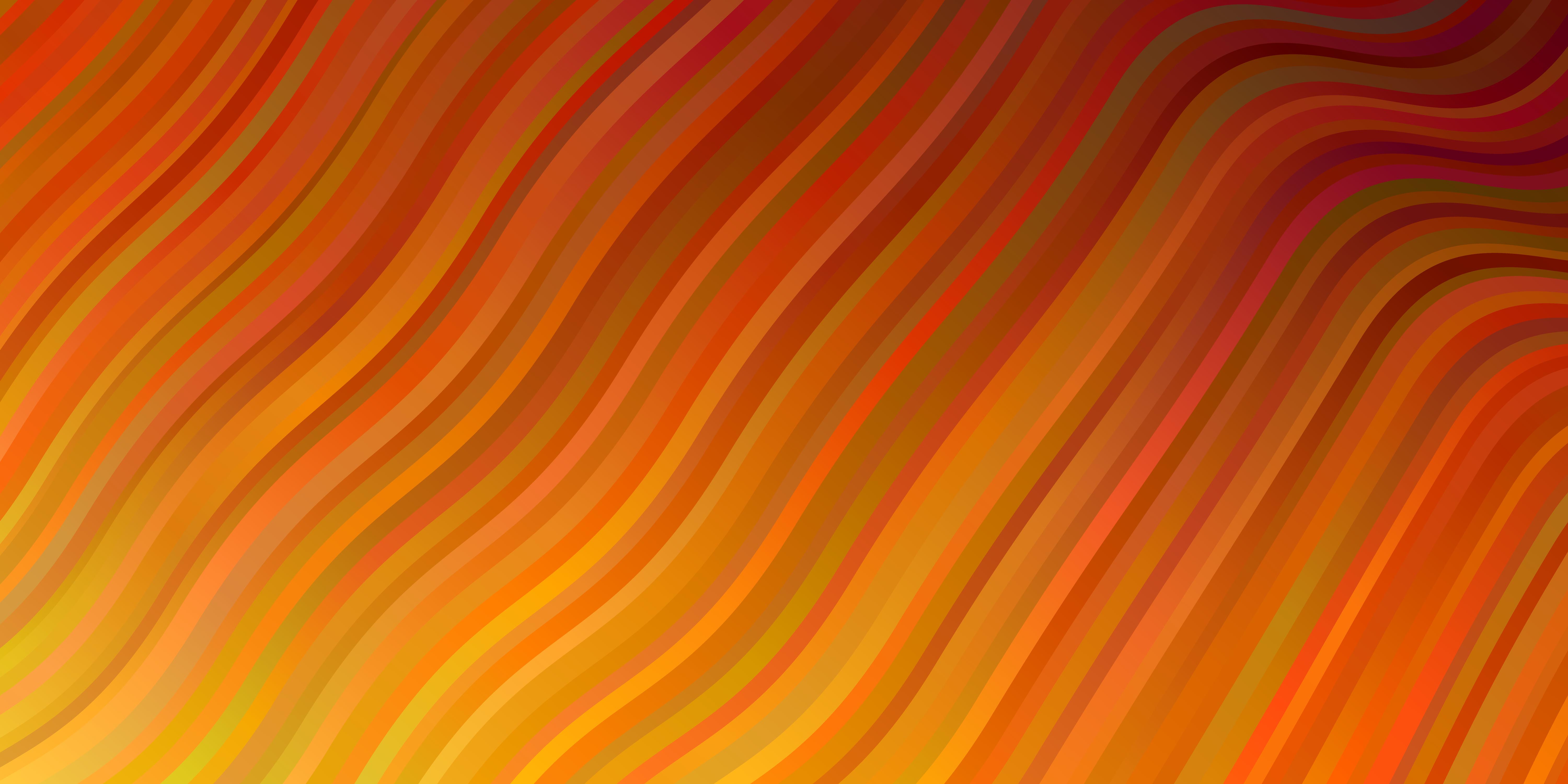 Light Orange Vector Layout With Curves Colorful Abstract Illustration With Gradient Curves