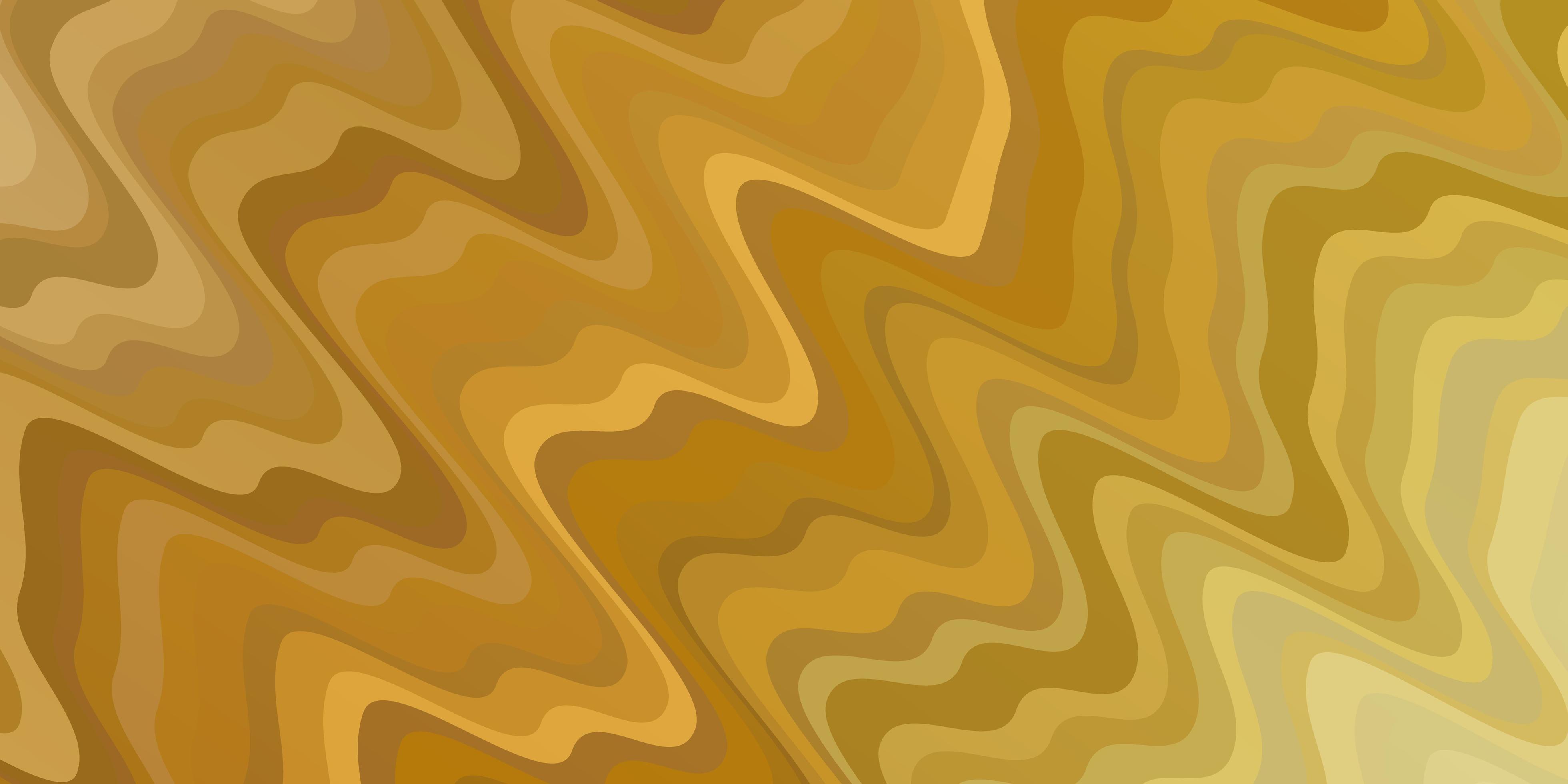 Light Orange Vector Background With Wry Lines Colorful Illustration Which Consists Of Curves