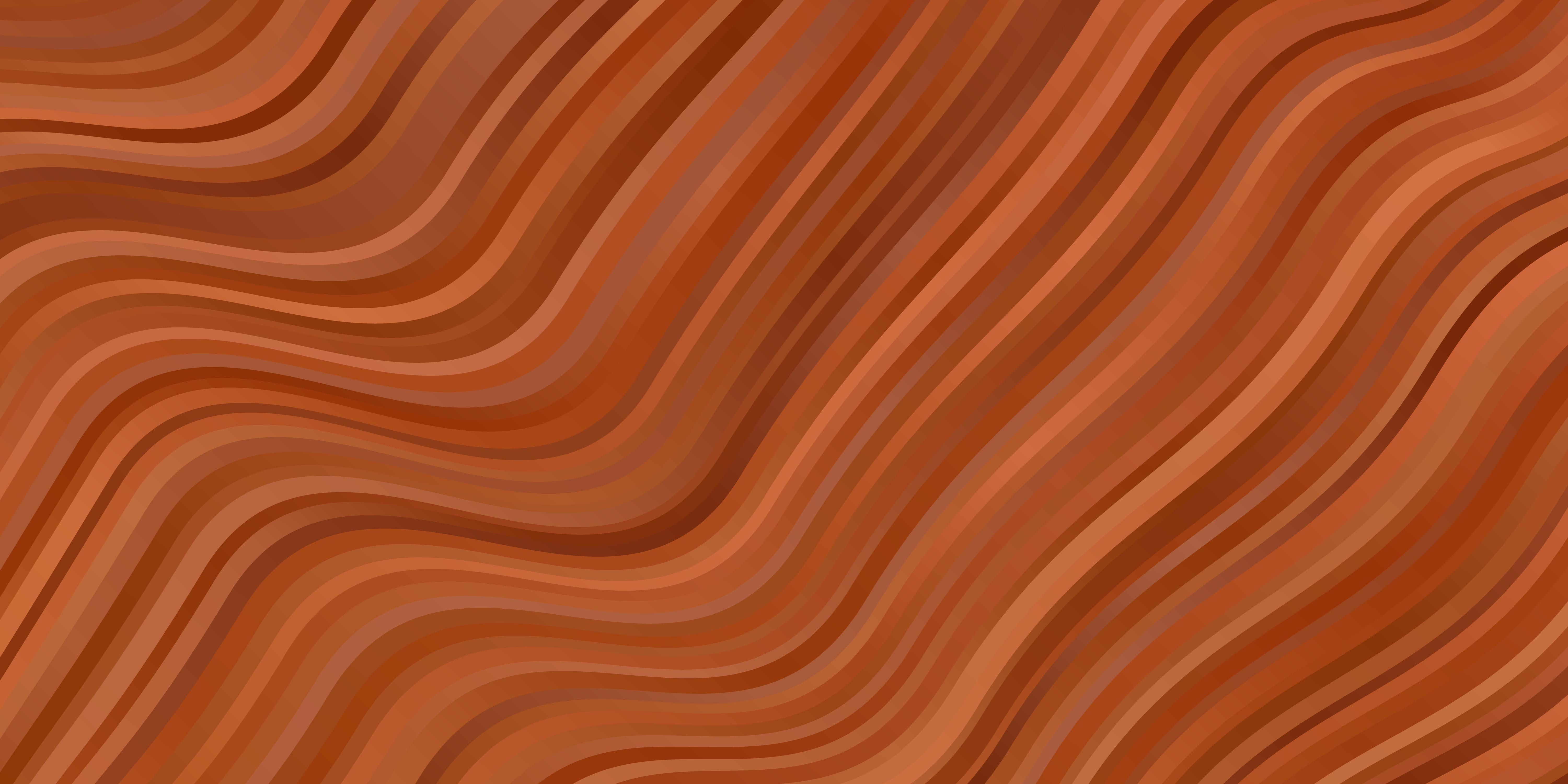 Light Orange Vector Texture With Wry Lines Illustration In Abstract Style With Gradient Curved