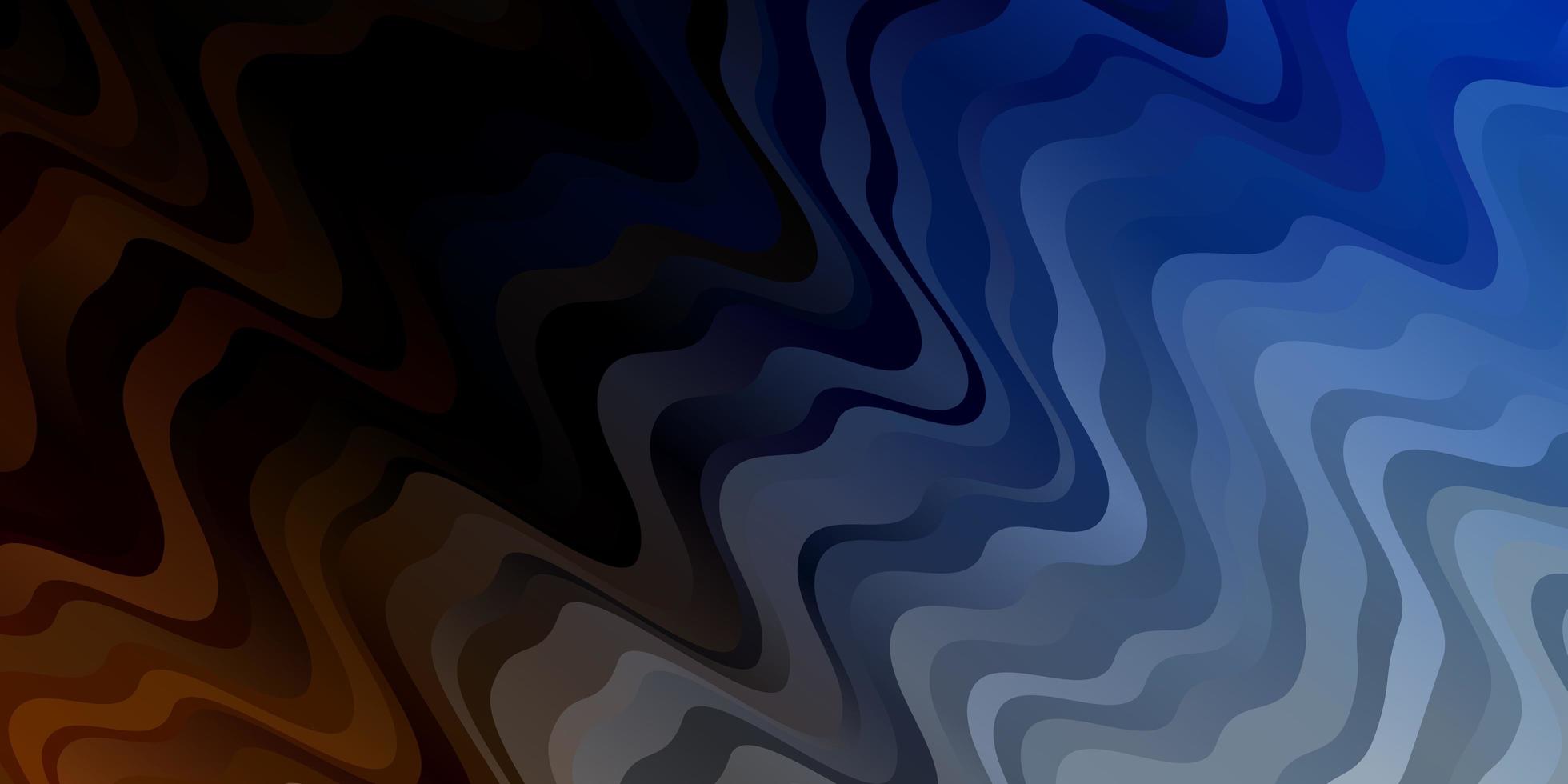 Light Blue Yellow Vector Layout With Wry Lines Colorful Abstract Illustration With Gradient